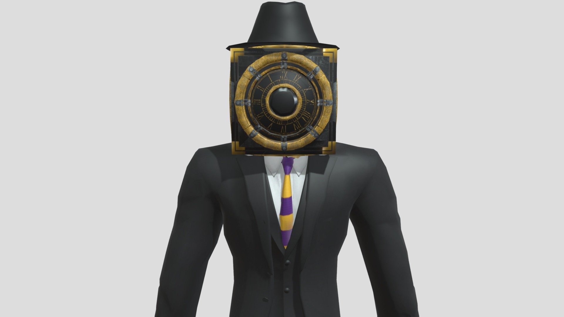 Large Clockman - 3D model by BroThinksHesInTheNBA ...