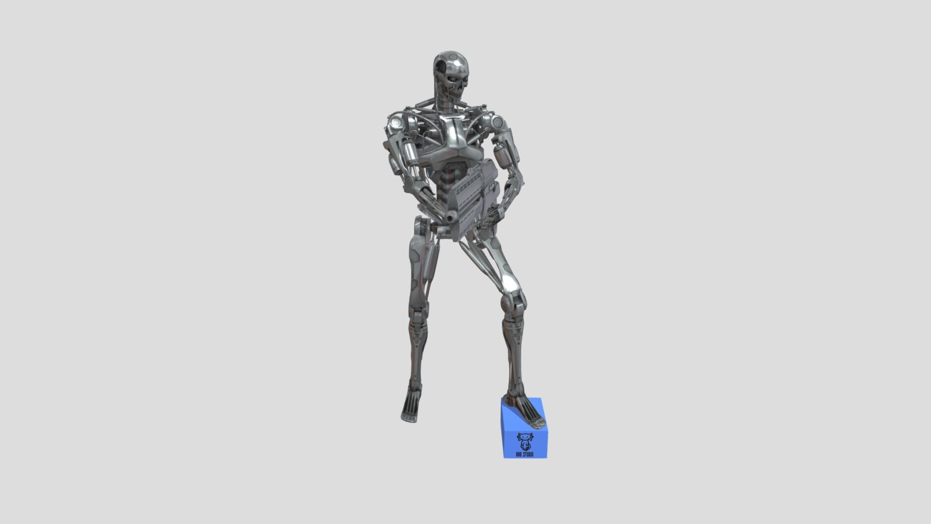 Terminator - 3D model by Pruebas 3D (@Prueb3D) [386b42c] - Sketchfab