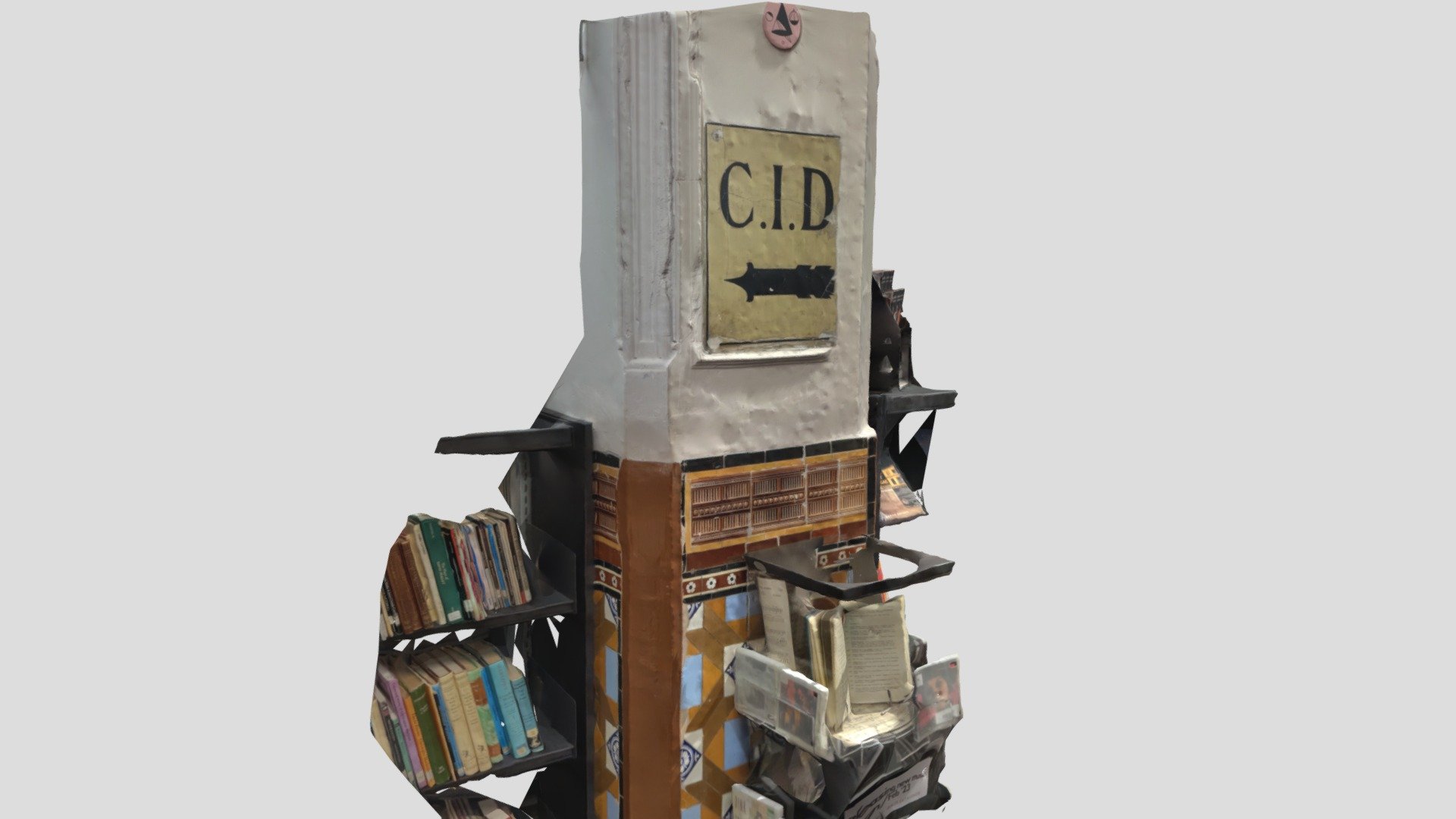 CID Sign - 3D model by Leeds libraries (@leedslibrary) [386f04a ...