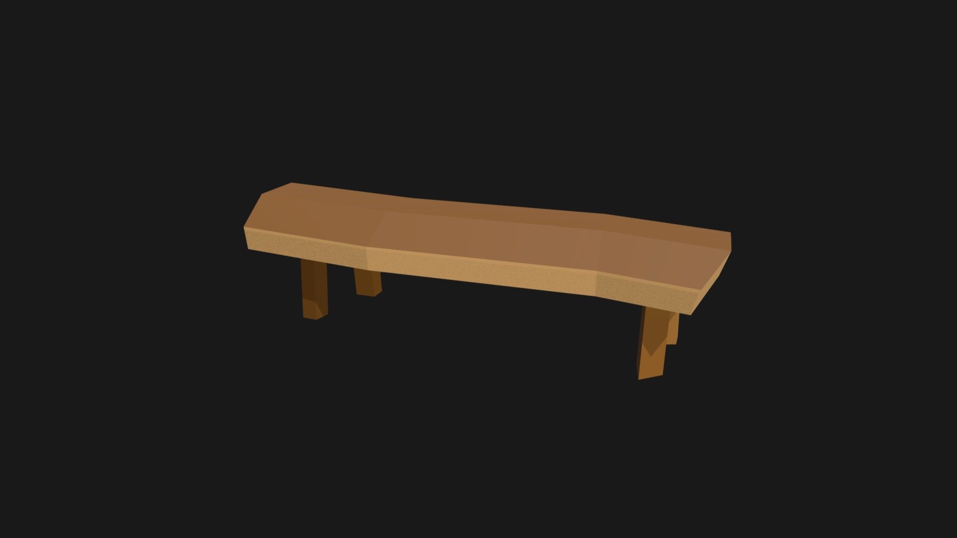 Wood Bench - Download Free 3D model by proxy_doug [386fbde] - Sketchfab