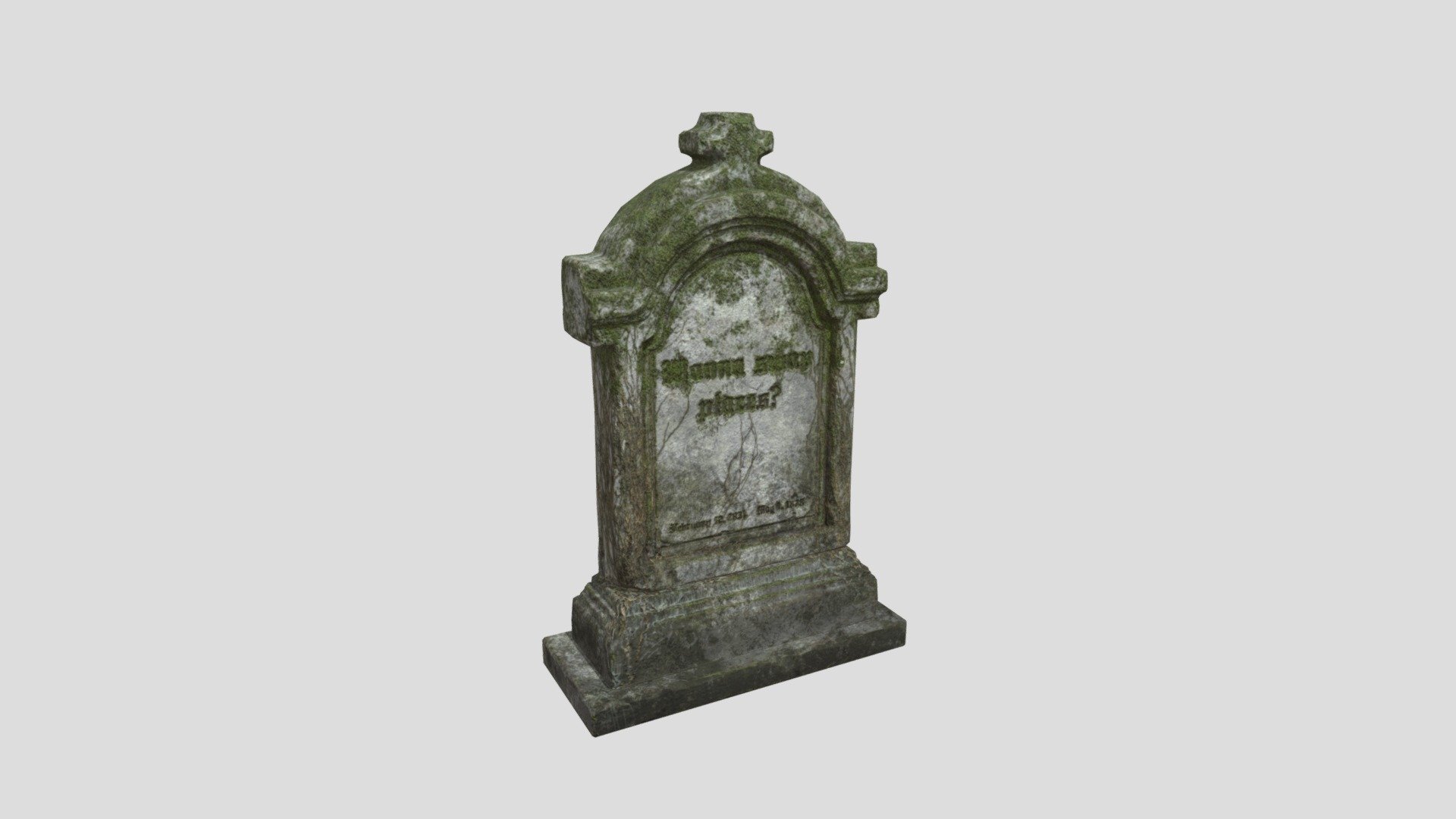 Gravestone - Download Free 3D model by DDFun [3870064] - Sketchfab