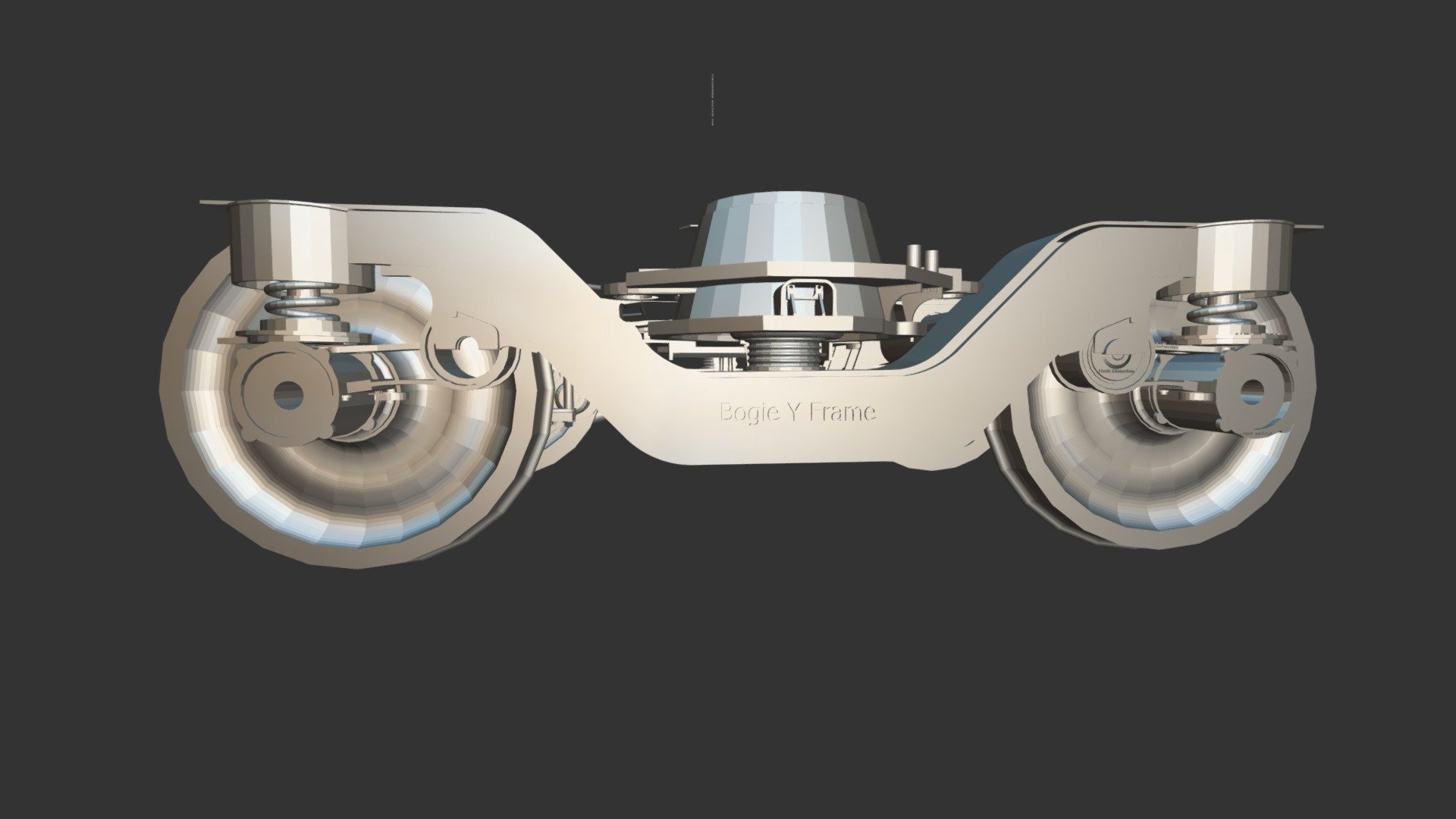 LHB FIAT Bogie of Indian Railway Trains - 3D model by John Galt ...