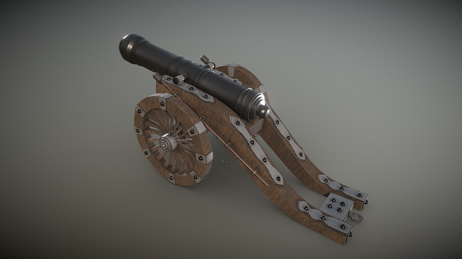 Gunpowder artillery - 3D model by Juan Cruz Francia (@jcruzfrancia ...