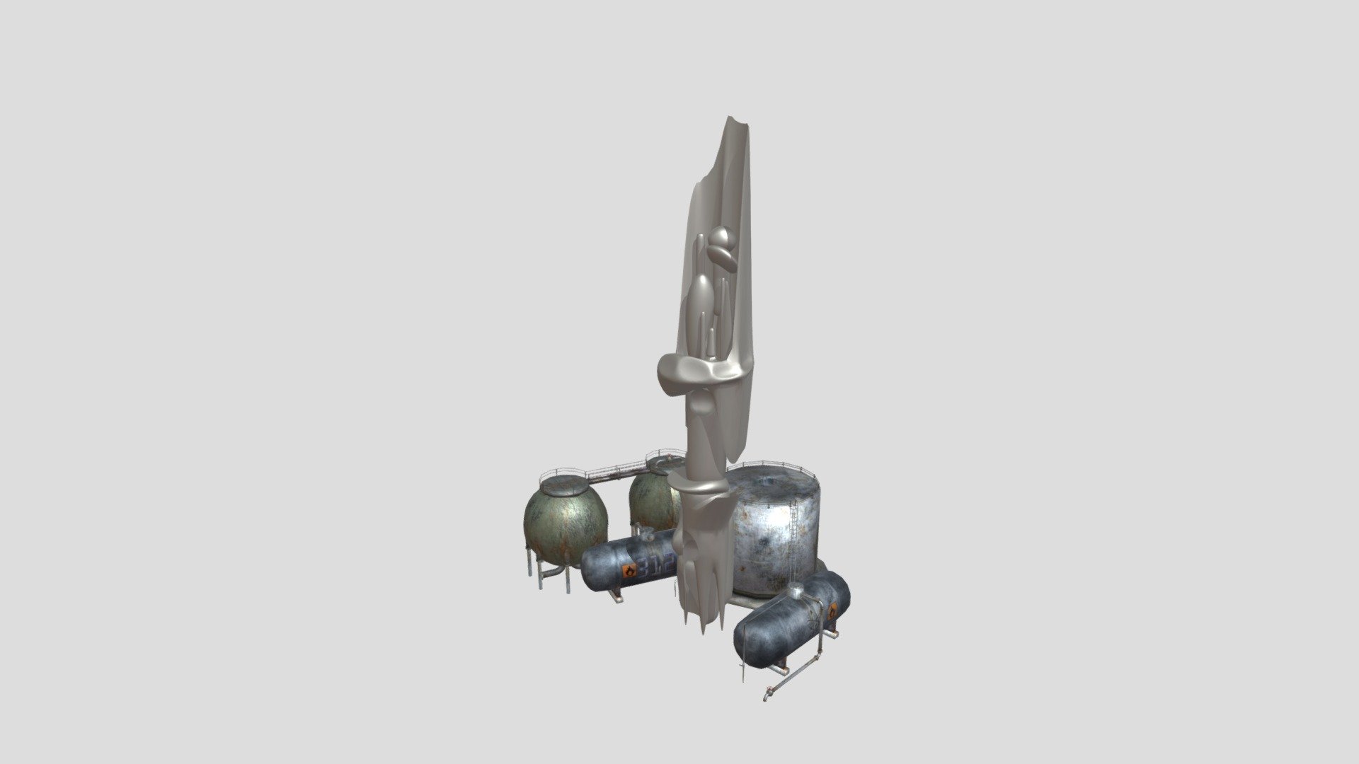 Centraltower - Download Free 3D model by sb1105 [38740ad] - Sketchfab