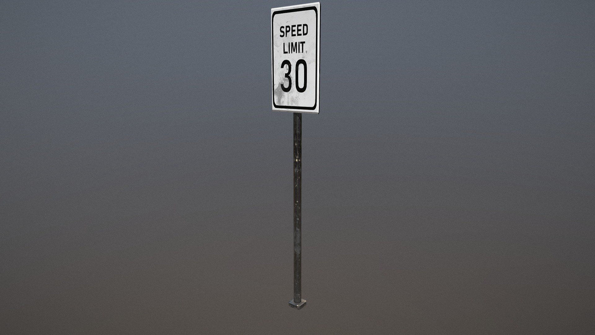 30MPH Speed Limit Sign - Download Free 3D model by RealgrumpyKitten1 ...