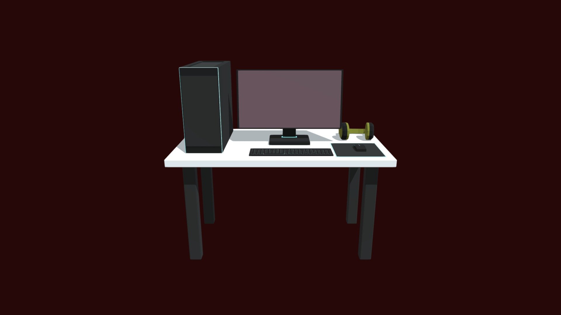 computer - Download Free 3D model by AGT (@ashleshthange) [3874d9c ...