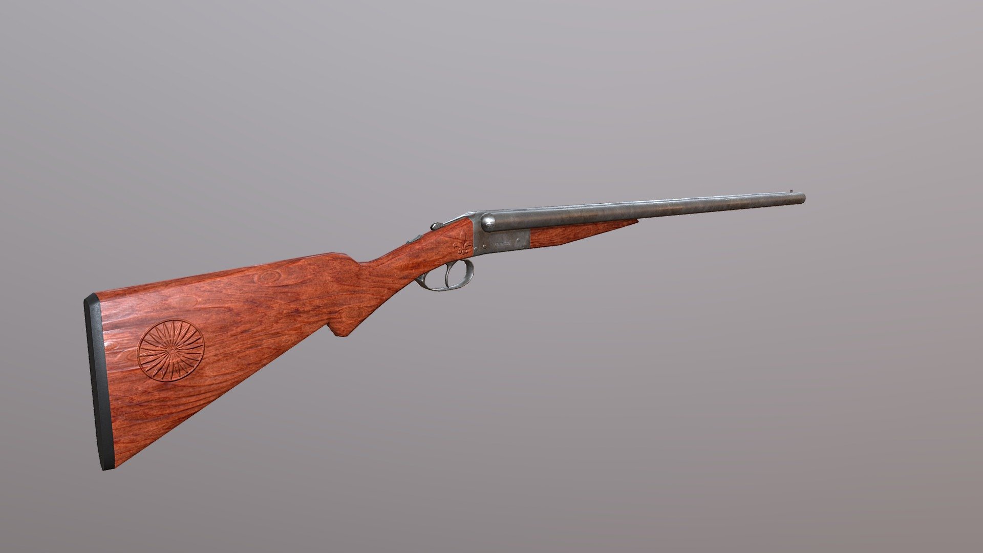 Remington 1900 shotgun - 3D model by Lucas (@LucasdeMaat) [3875e53 ...