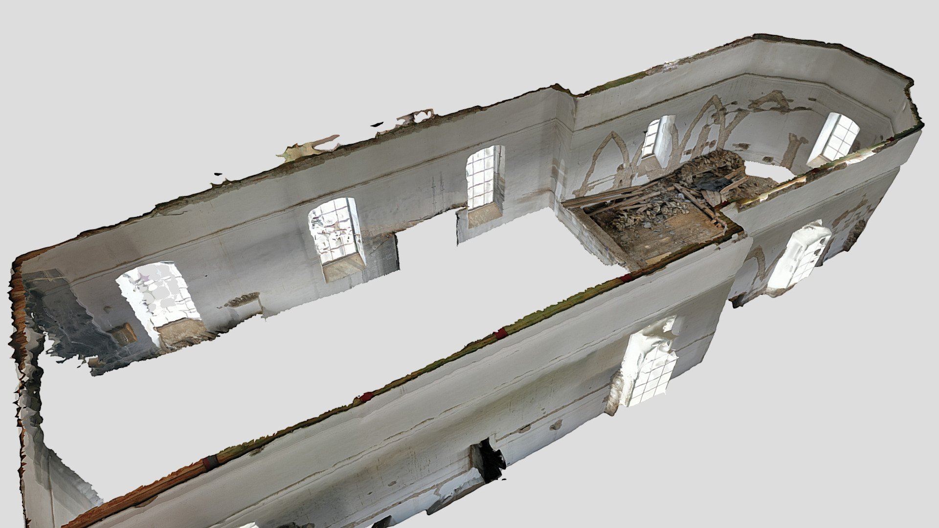 Református templom belső tér - 3D model by kkjm [38762ed] - Sketchfab