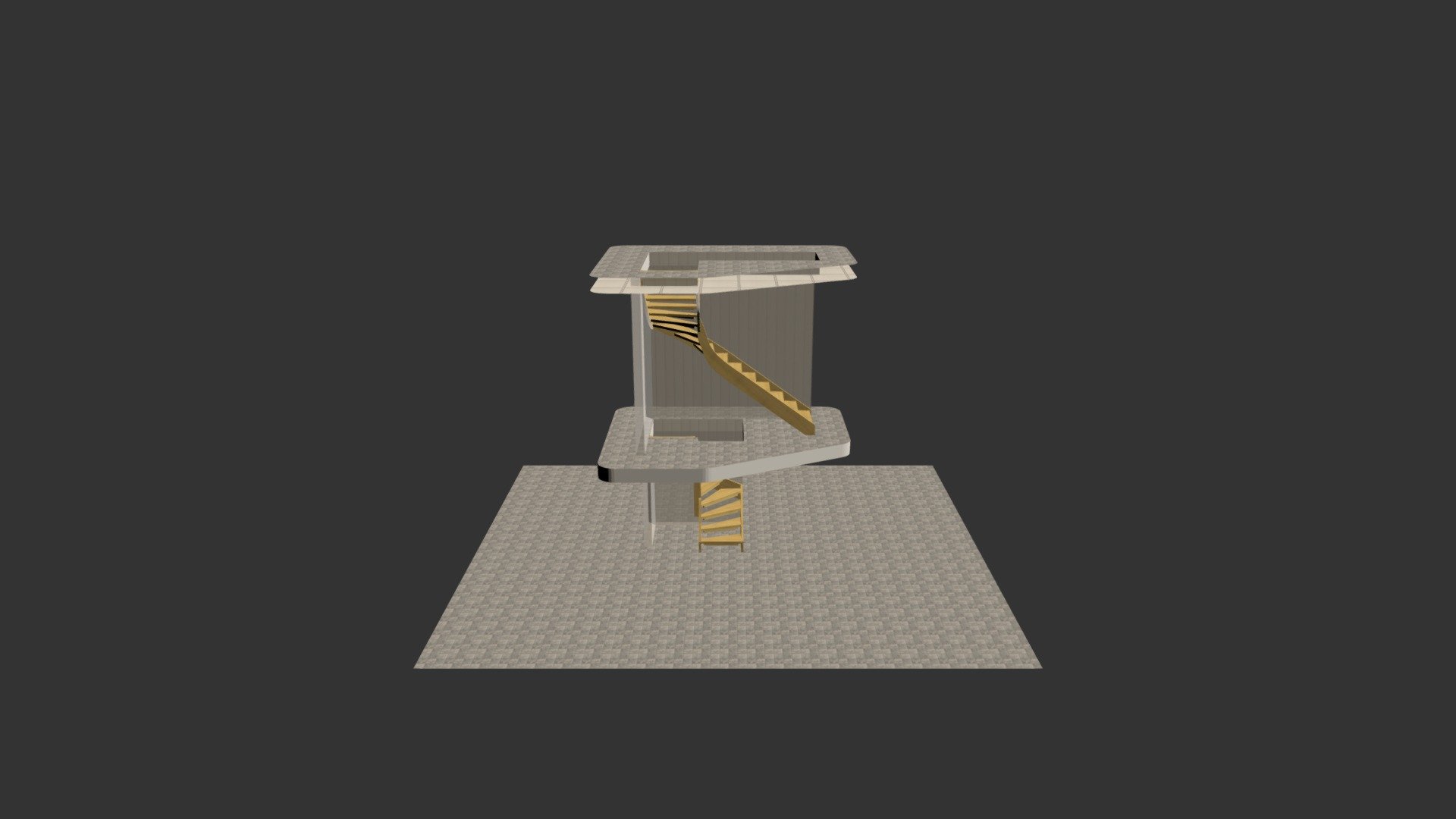 U-trappa - 3D model by Snickeri Stark (@MartinStark) [3879655] - Sketchfab