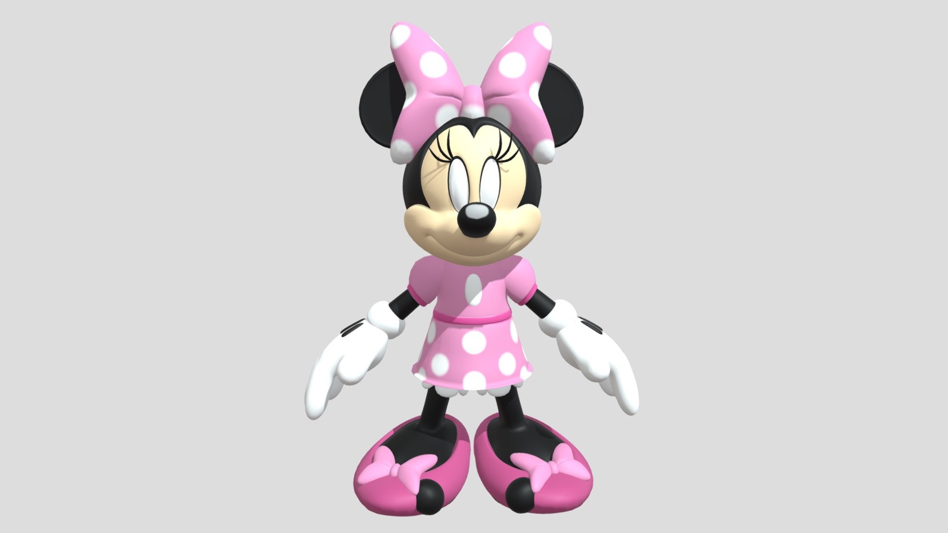 Mickey Mouse Clubhouse Minnie Mouse - 3D model by SMF Friends Fan 2024 ...
