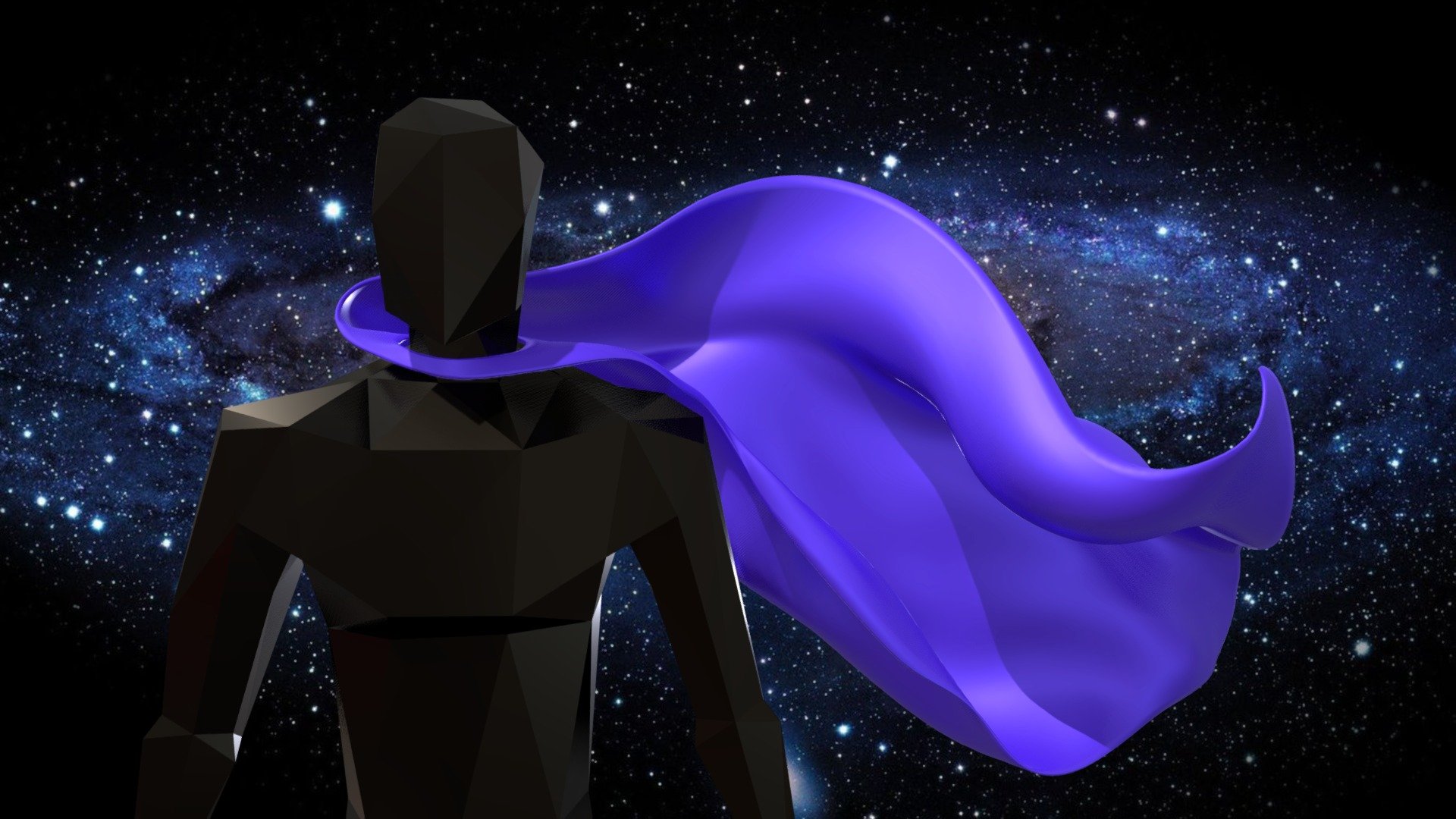 Superhero cape \ hero cloak - copy - Buy Royalty Free 3D model by ...