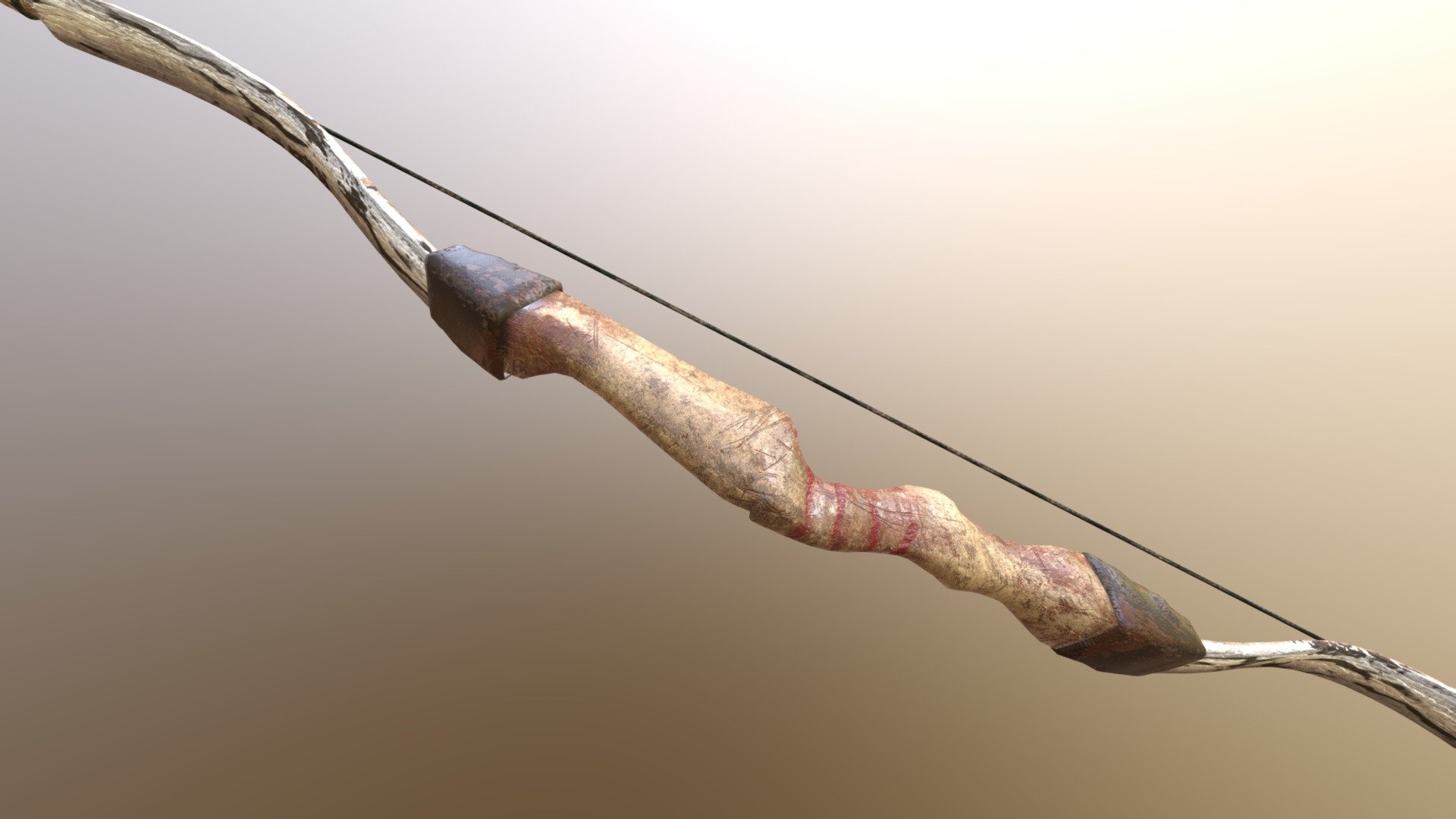 Birch Bone Bow - 3D model by jection (@joerdart) [387b9c4] - Sketchfab