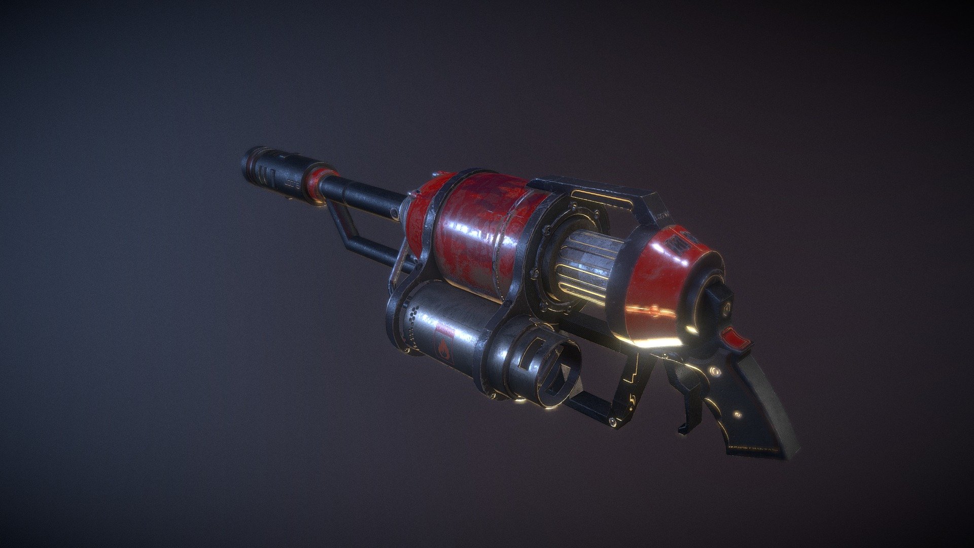 CSO Salamander (Flamethrower) - Download Free 3D model by Amine.Elouneg ...