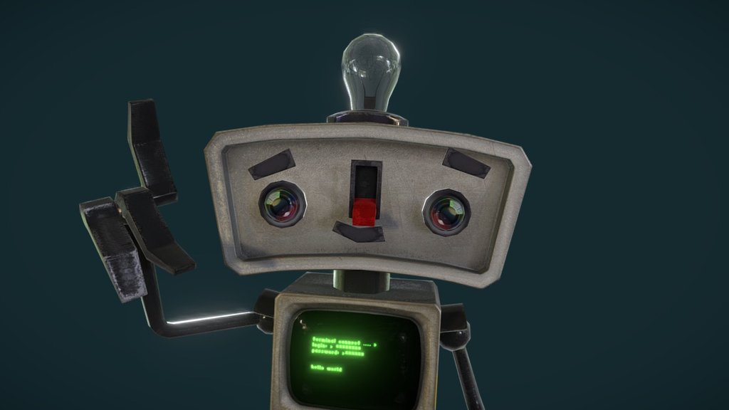 Infobot Animated - 3D model by John (@john3ds) [387f1a6] - Sketchfab