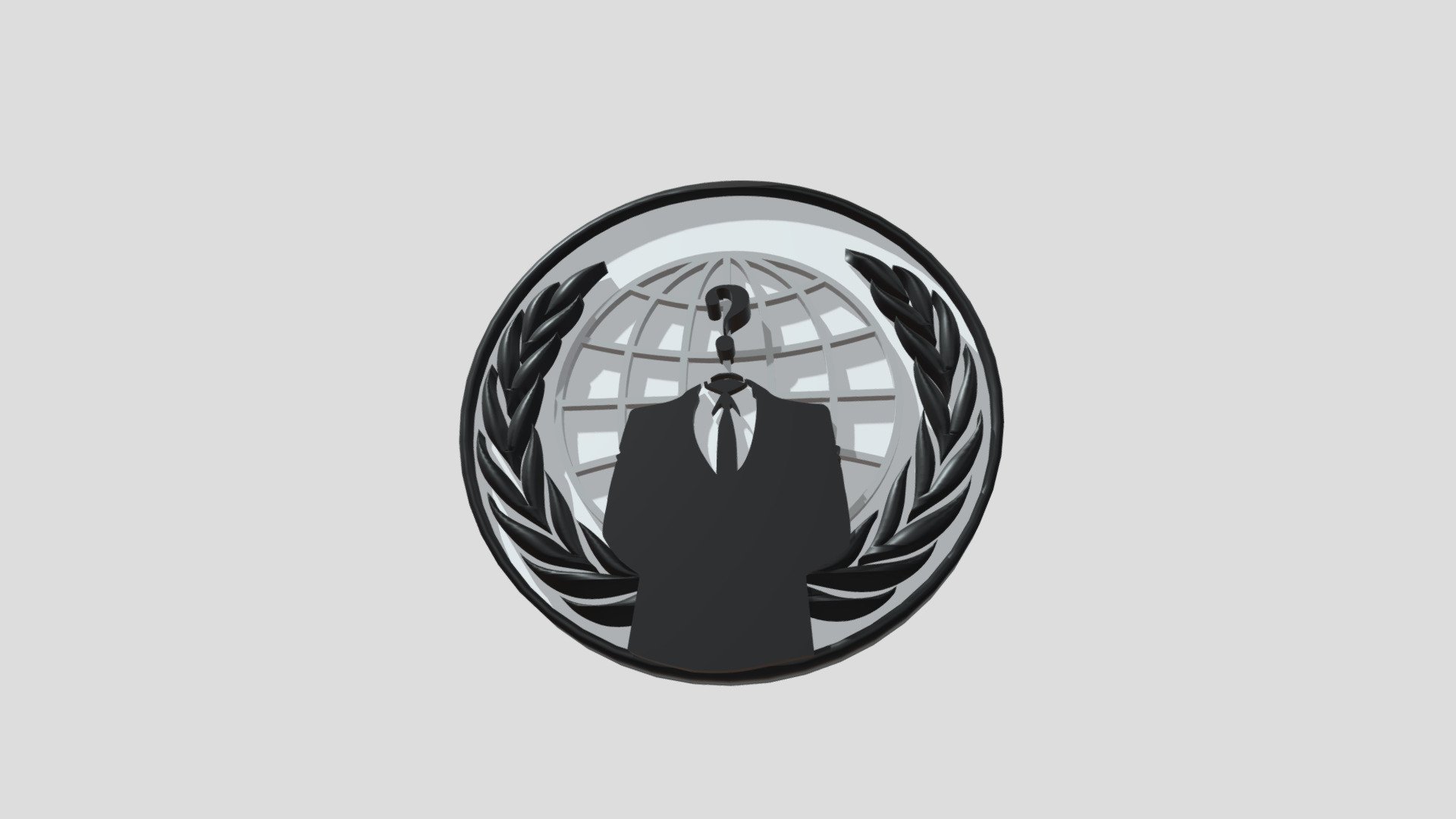 anonymous 3d logo 2024 - 3D model by An0nymousAsia [3883464] - Sketchfab