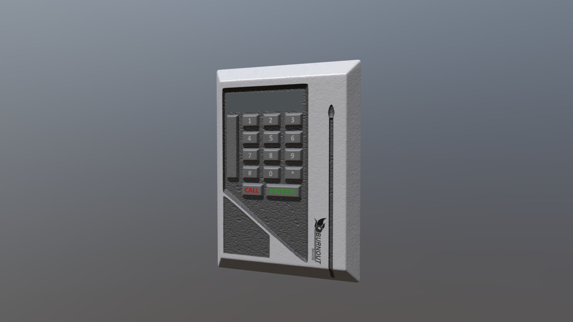 Security Keypad - 3D model by BurnGameVen [388471d] - Sketchfab