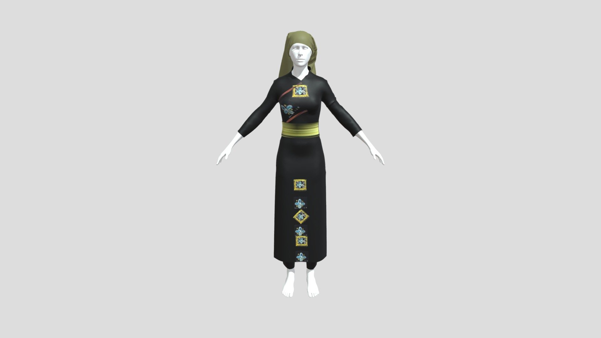 Trang phục 1 - 3D model by Chau.Jade [3884b10] - Sketchfab