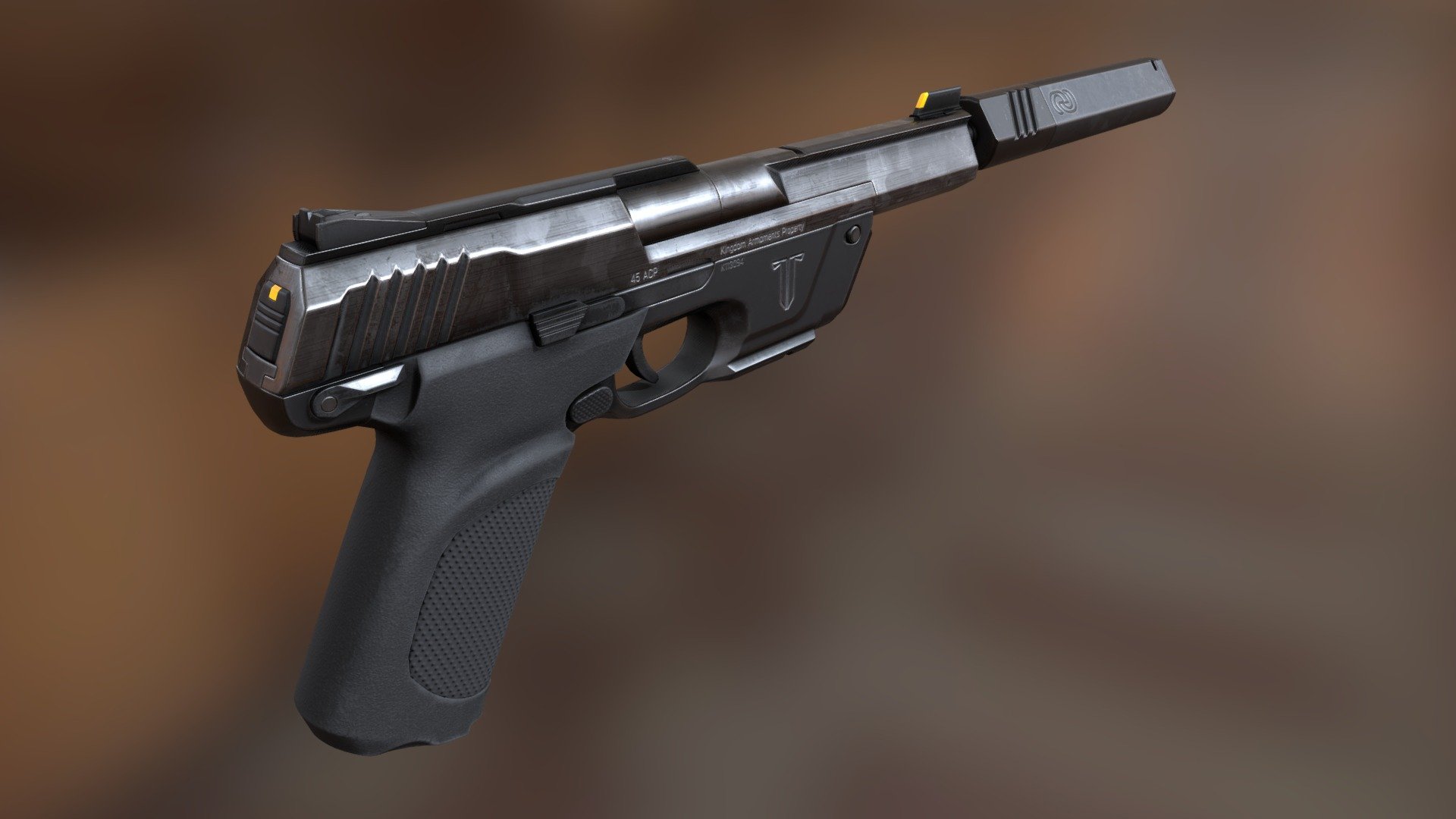 Valorant Ghost - 3D model by cygerodias [3885be5] - Sketchfab