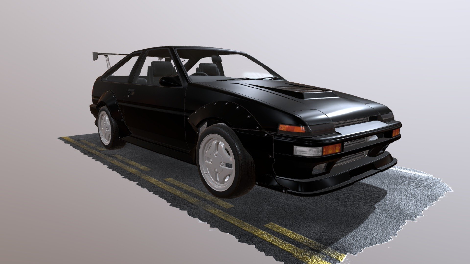 AE86 - Impulse - 3D model by Artkey [3885e90] - Sketchfab