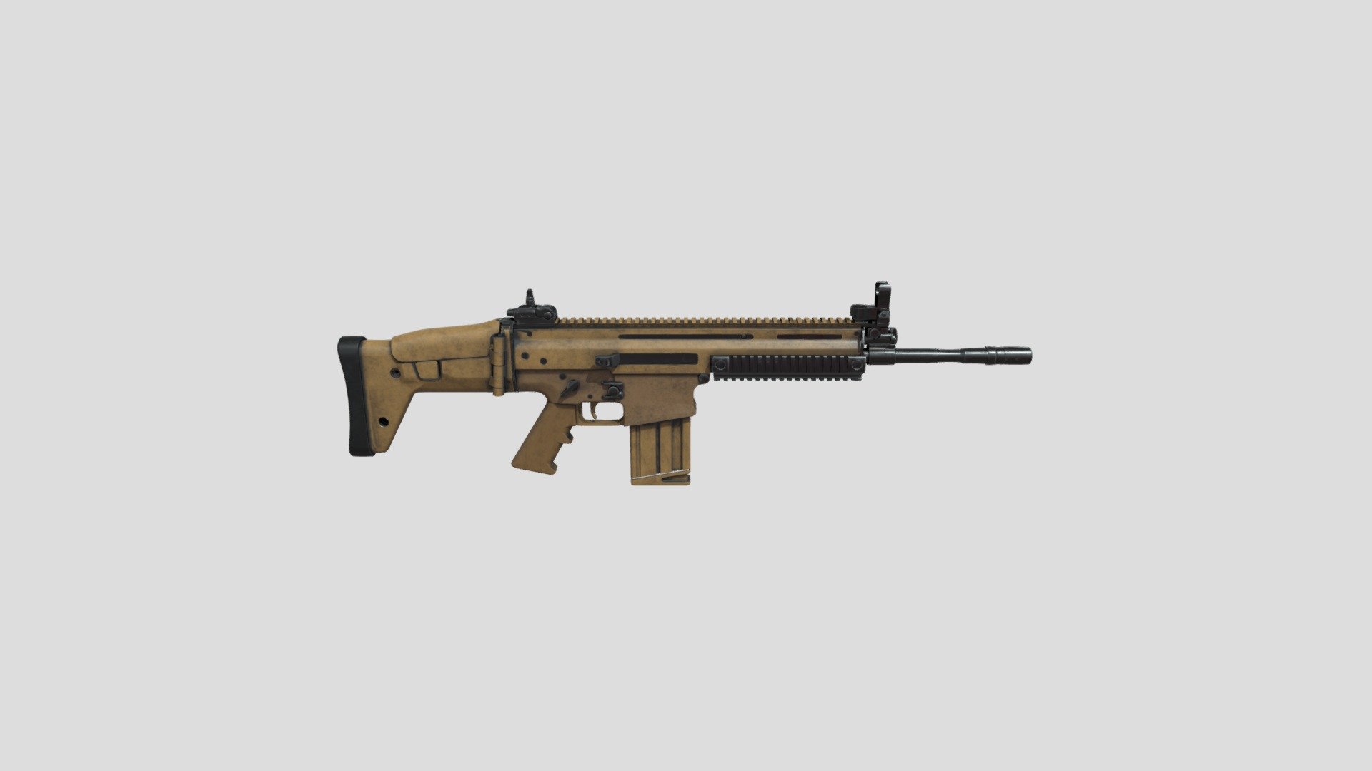 FN Scar H - 3D model by fredycj (@fredycj69) [38862e8] - Sketchfab