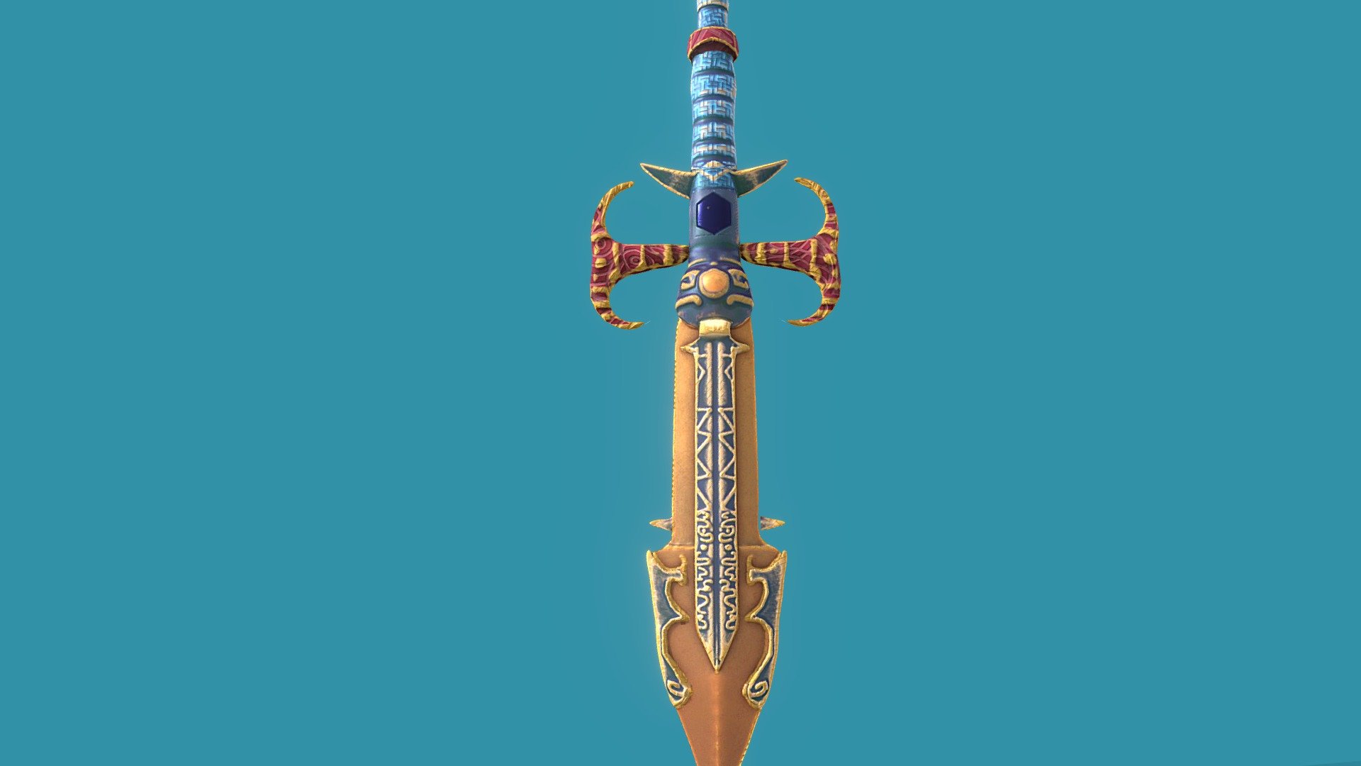 Stylized ornated blade - Download Free 3D model by dartuchiwa [3887152 ...