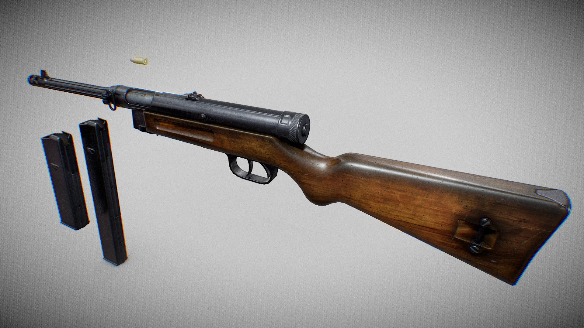 Beretta 38-42 - 3D model by CHooverShrimp [38886c3] - Sketchfab