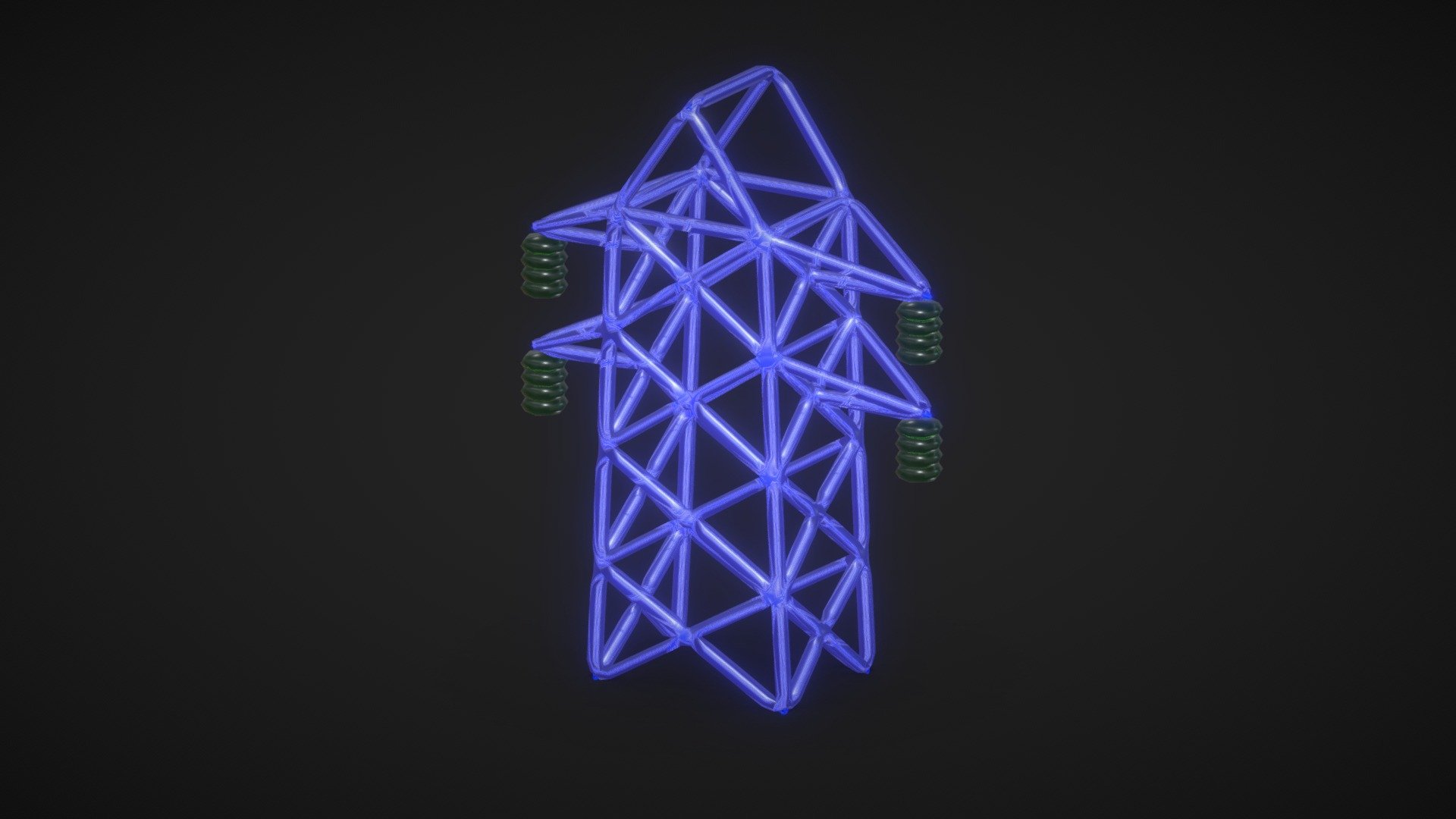 Neon Power Line - Buy Royalty Free 3D model by tkkjee [3889575 ...