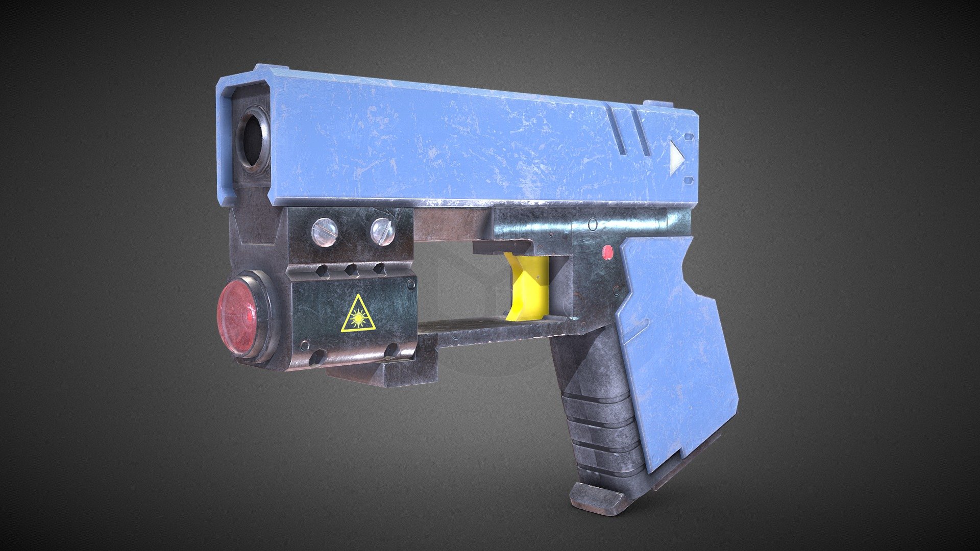 Gun - Download Free 3D model by Mora (@MoraAzul) [388ac65] - Sketchfab