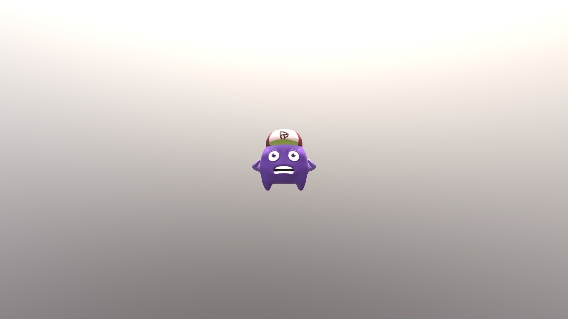 Scared Purple Hodly [Skeleton] (with constraint) - 3D model by PELE ...