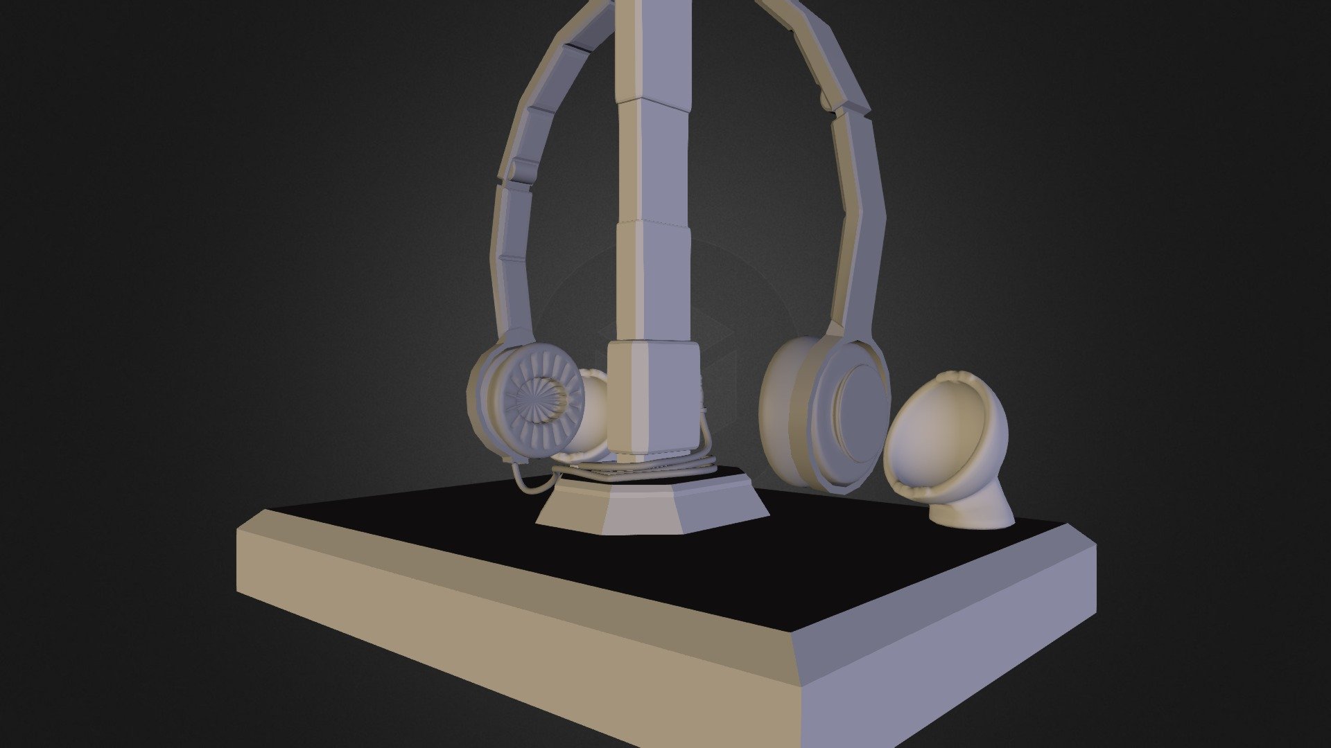 Headphones - 3D model by Mebatterham3D (@mebatterham) [388bab4] - Sketchfab