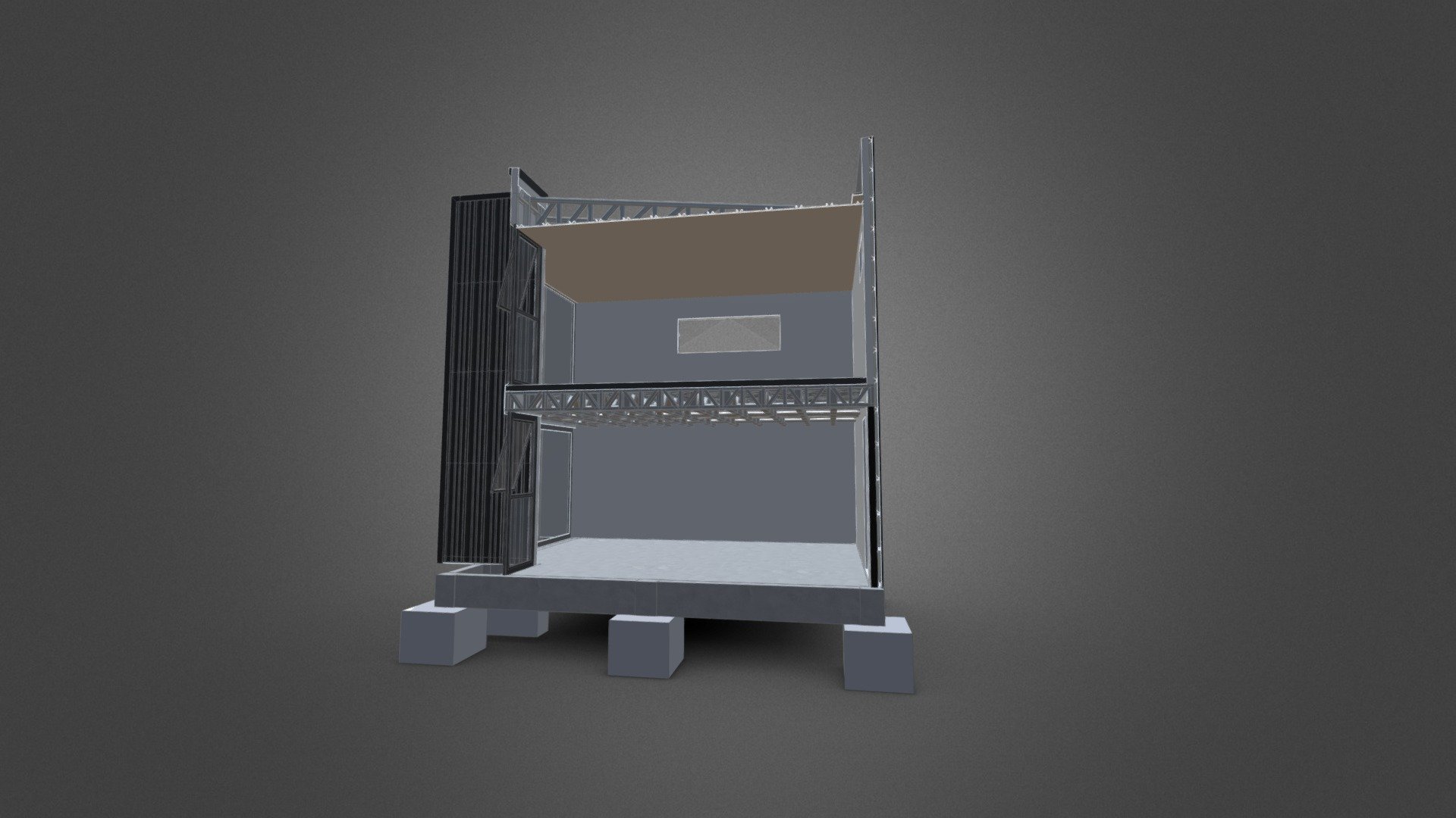 Office extension - 3D model by Fierro Arquitectura (@fierroestudio ...