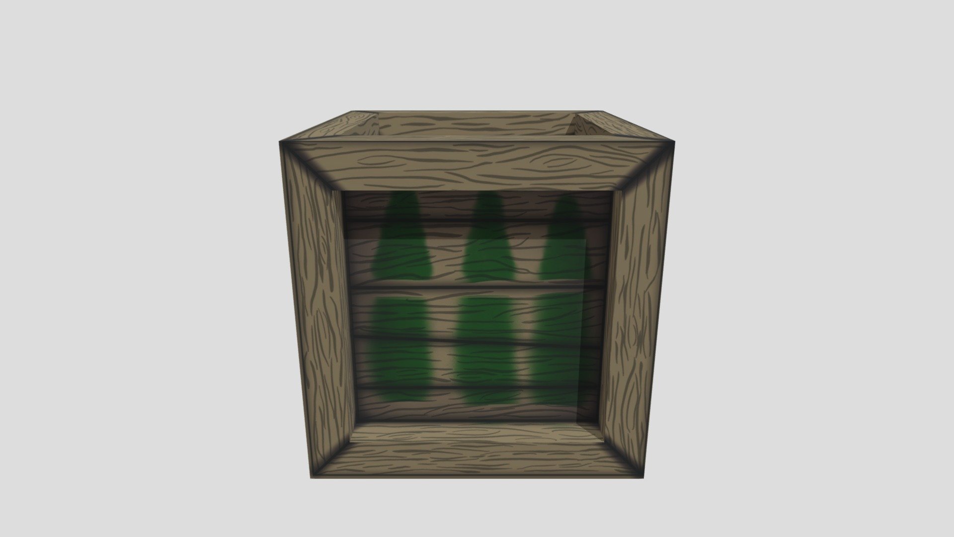Hand painted crate - Download Free 3D model by JackDan23 [388df74 ...