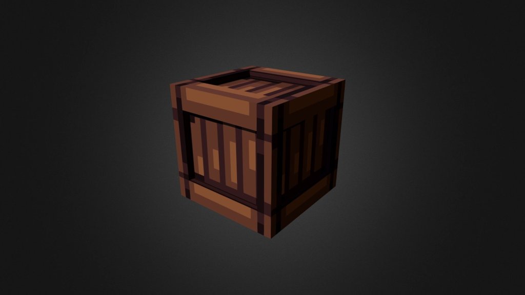 Low Poly Crate - 3D model by diest [3890050] - Sketchfab