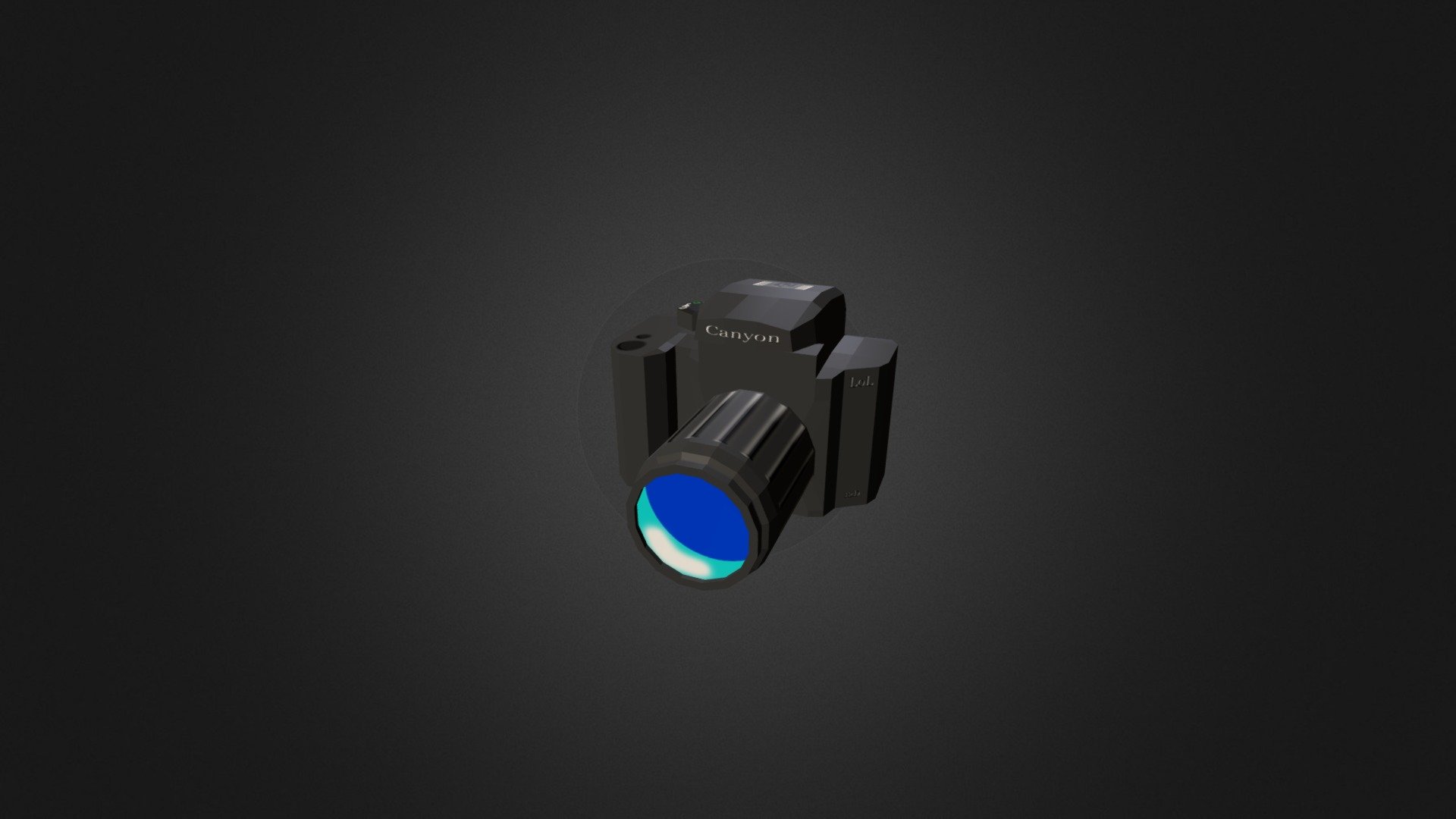 Low Poly Camera - 3D model by Ákos (@Yzahkin) [3890d13] - Sketchfab