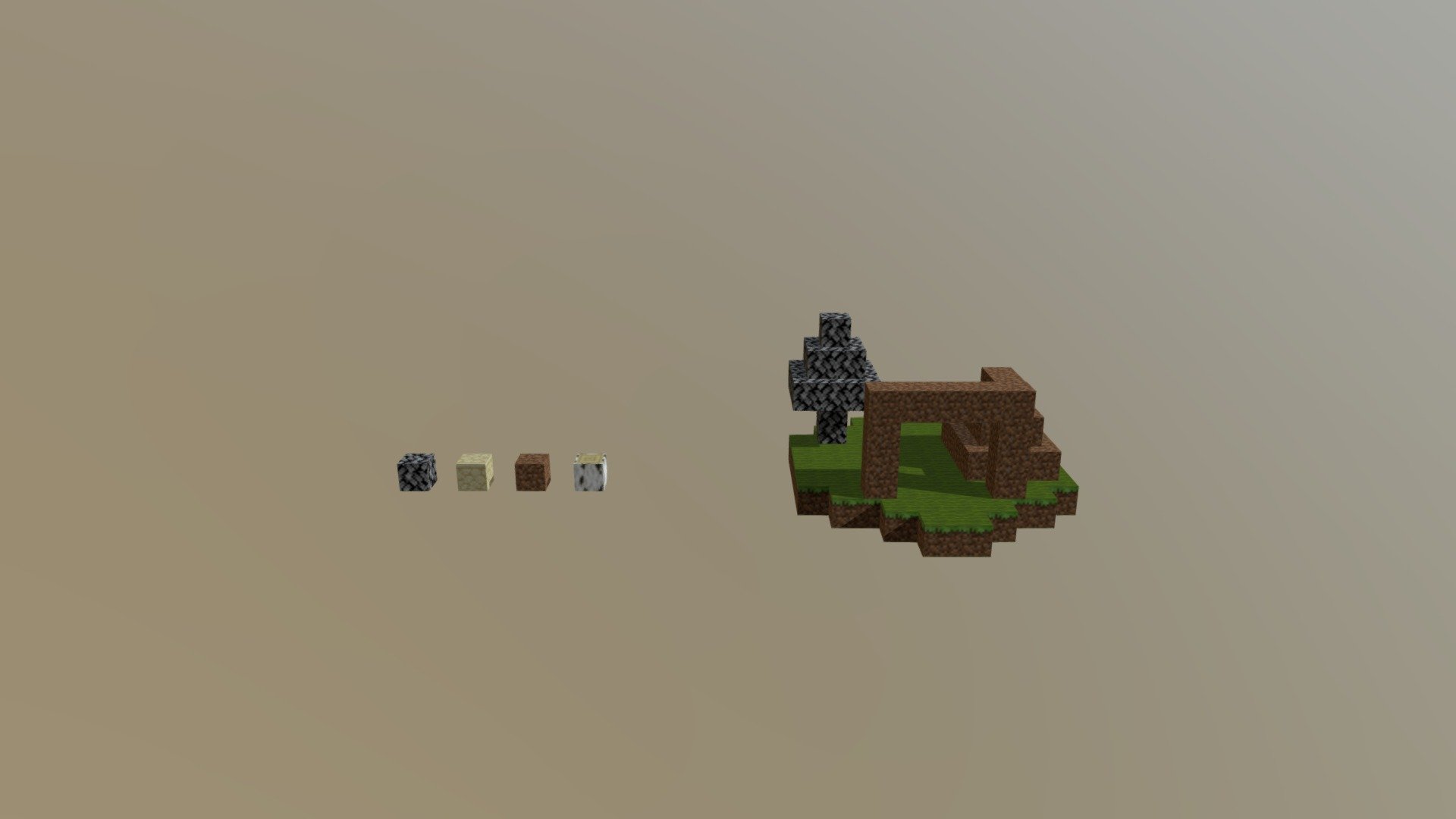 5 Minecraftblocks - 3D model by Vertxi [389250d] - Sketchfab