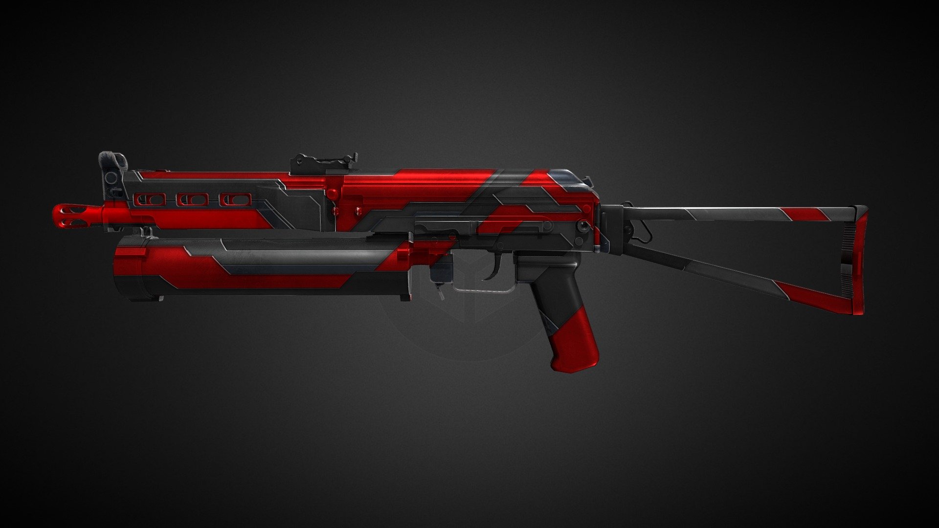PP-Bizon - Chalybs - 3D model by tdrvcreative (@biomepsd) [38955ec ...