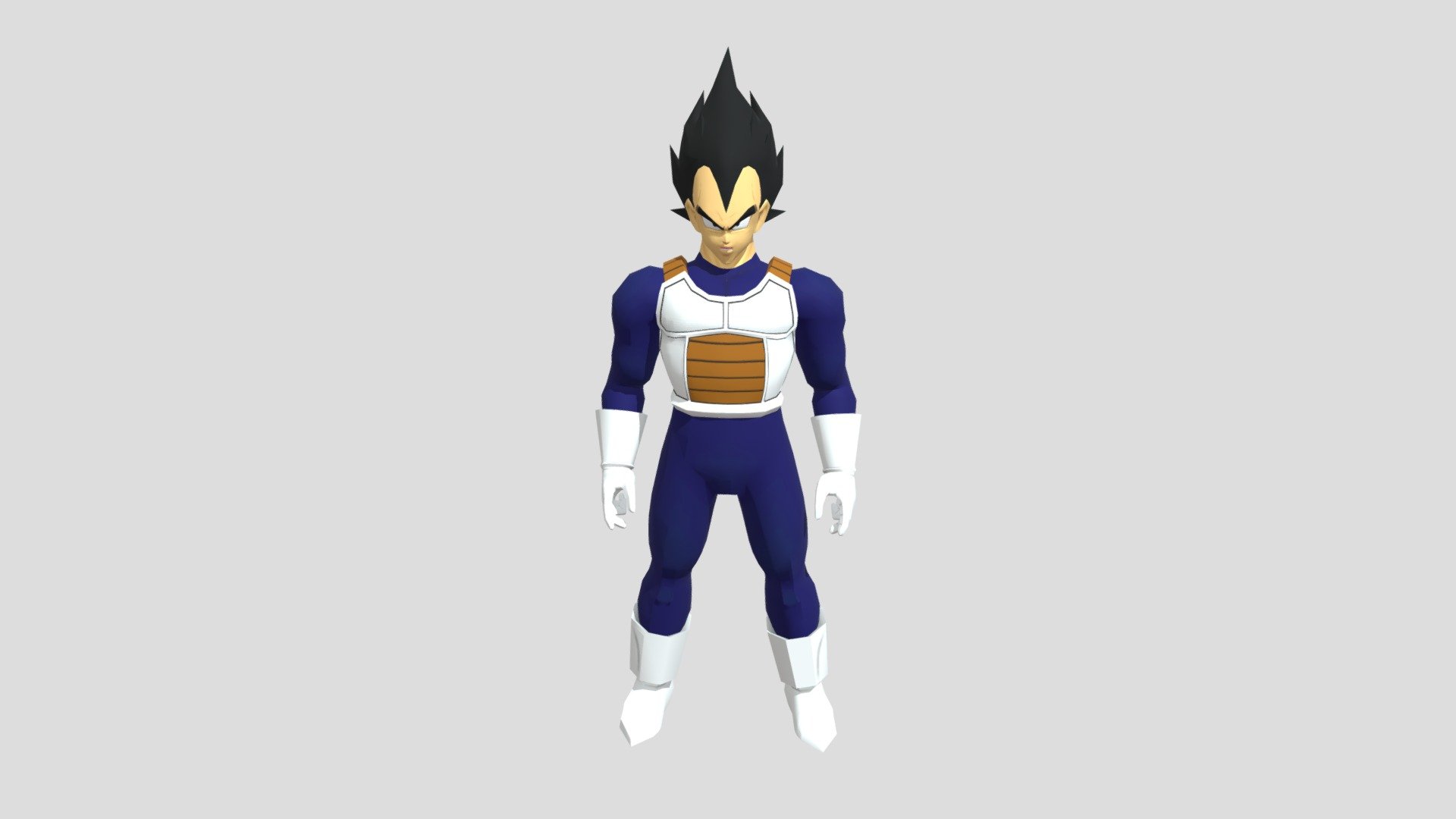 GameCube - Dragon Ball Z Budokai - Vegeta - 3D model by ...
