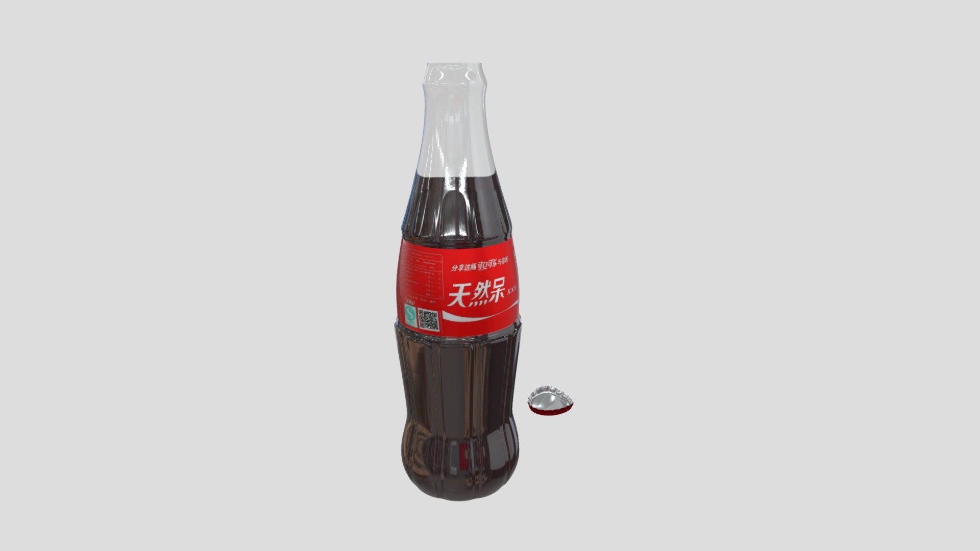 Coca Cola - 3D model by JaneTeck [38979d4] - Sketchfab
