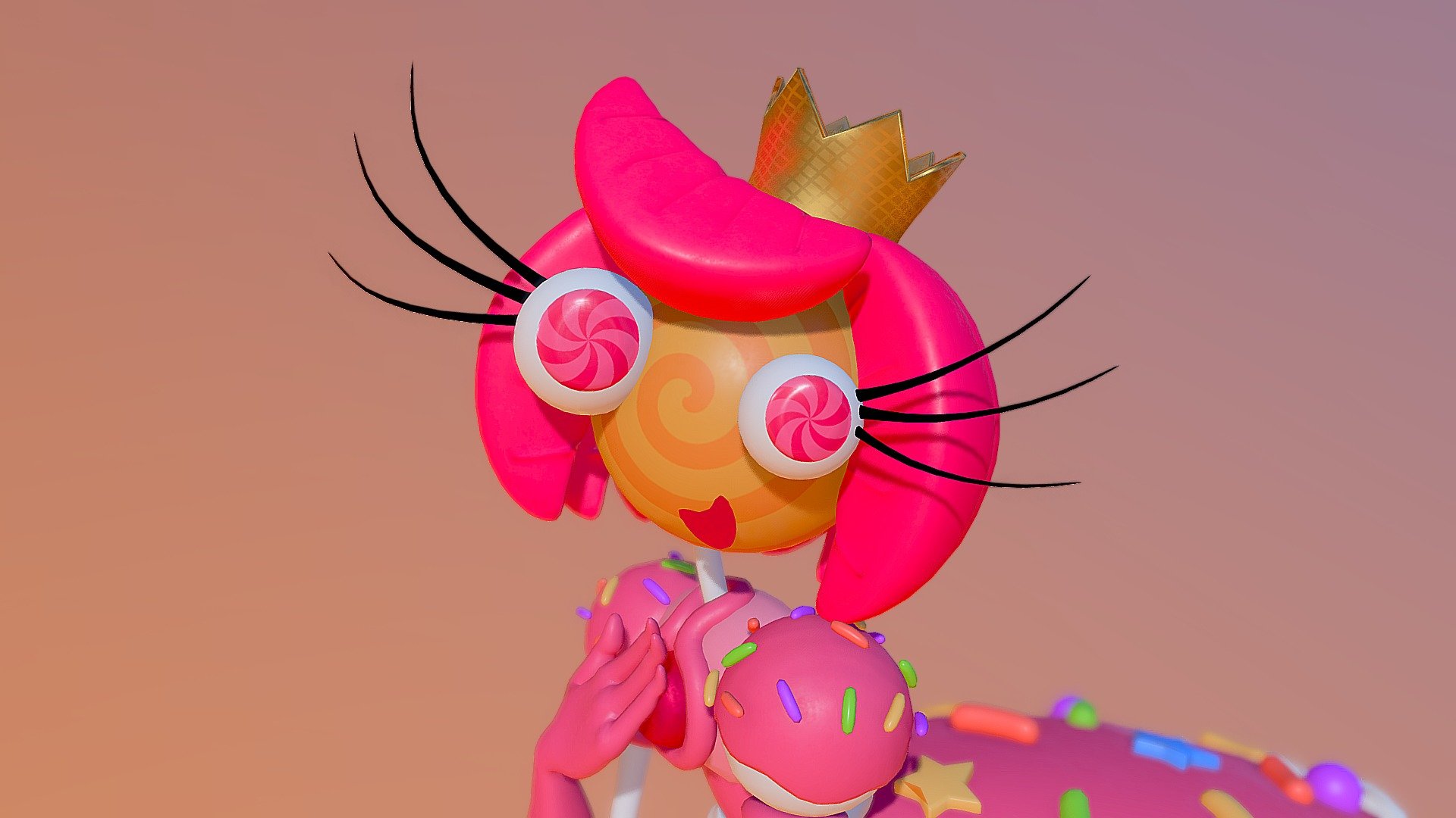 Princess Loolilalu From TADC (Updated) - Download Free 3D model by Snatchedwig [3897a53] - Sketchfab
