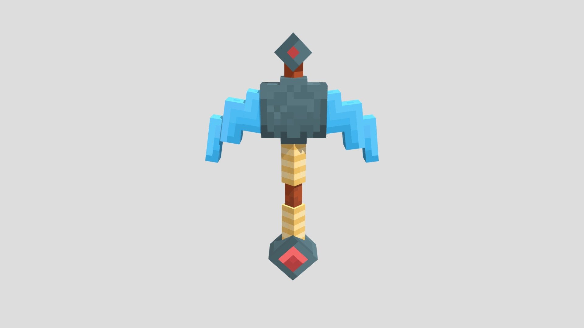 Diamond Pickaxe - Download Free 3D model by naythemaster1 [3897ffe ...