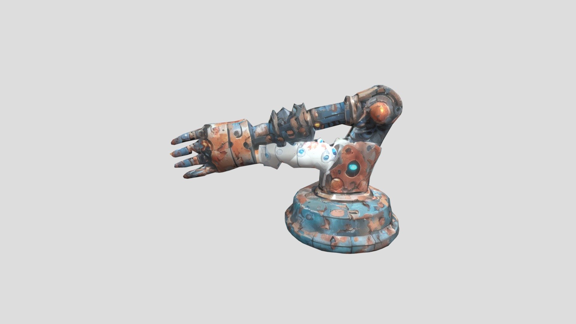 robotic arm - 3D model by HadiHasnain (@hadi786hasnain) [389a928 ...