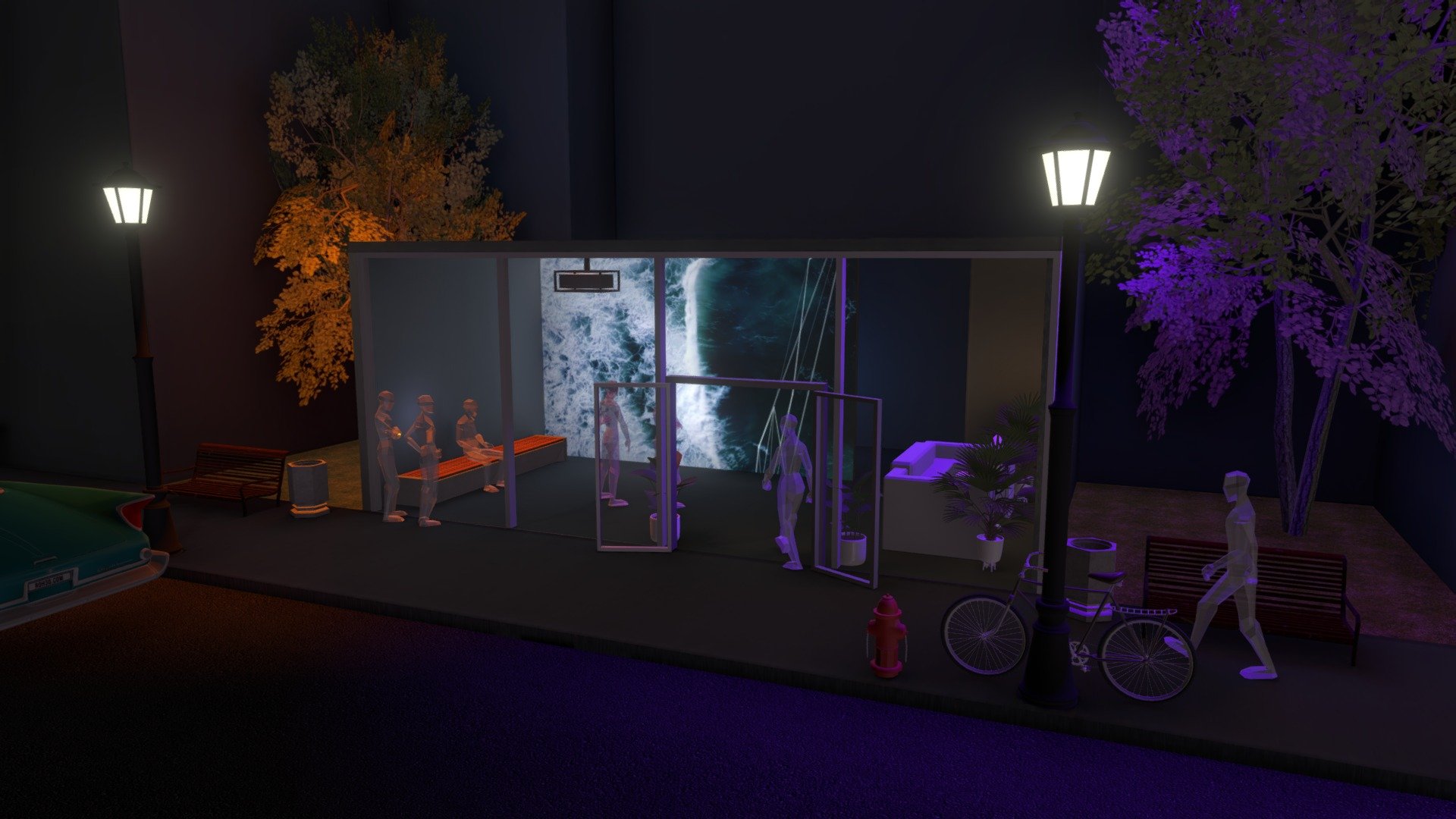 Lobby Projection Mapping System by Lumenarius - 3D model by Lumenarius [389f967] - Sketchfab