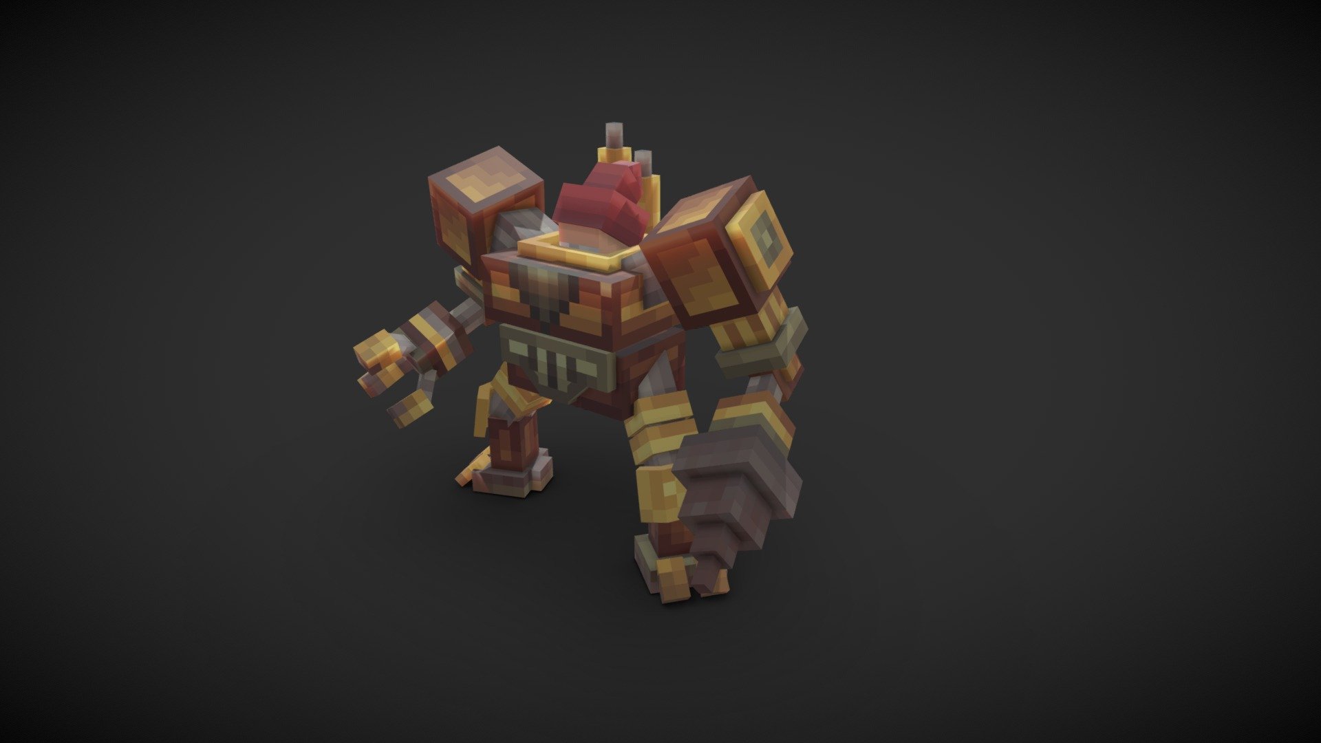 Steampunk Gnome Mech - 3D model by Sdm762 [38a08d4] - Sketchfab