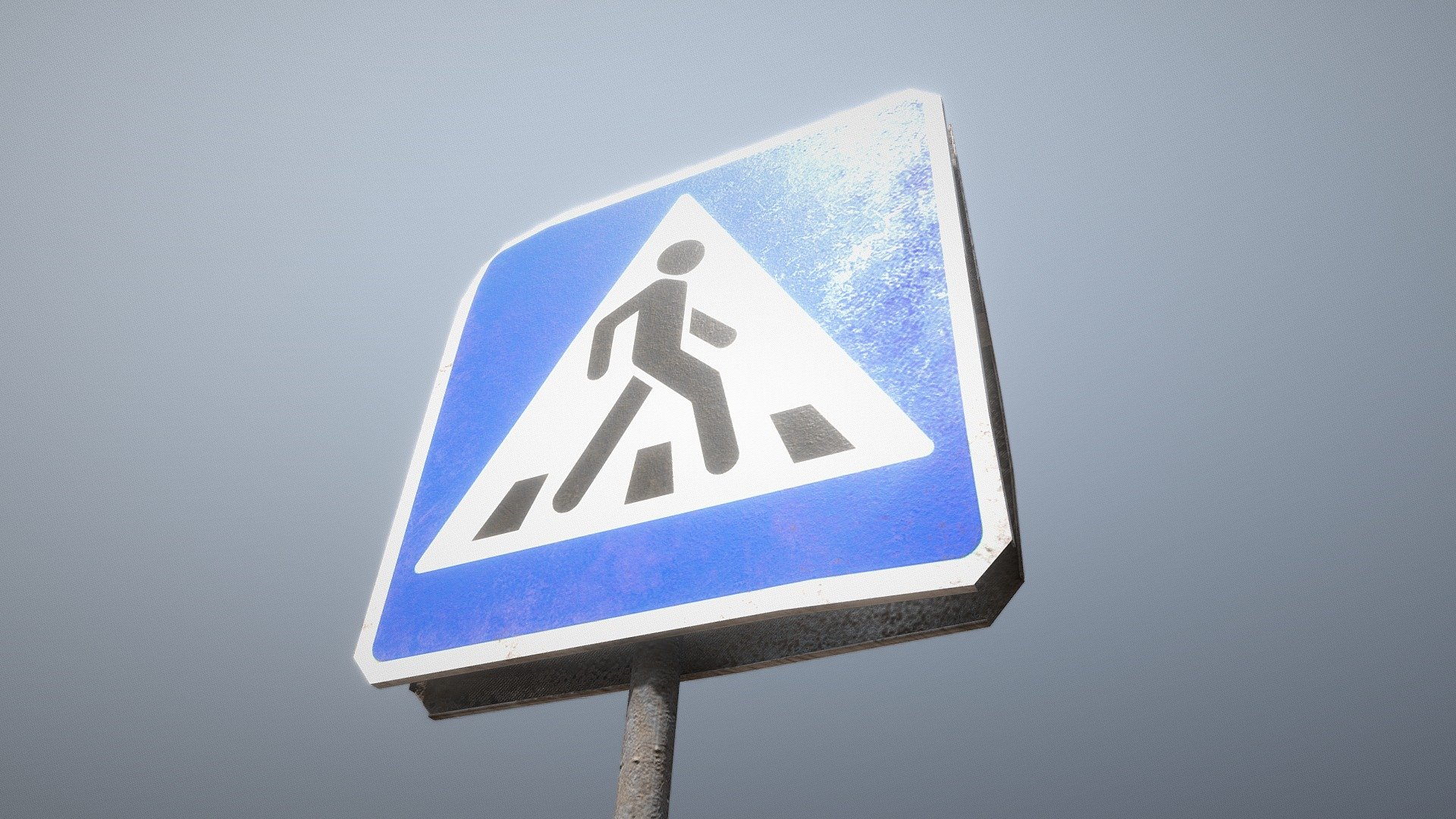 Road Sign - 3D model by Andy Zarn (@andyzarn) [38a185e] - Sketchfab
