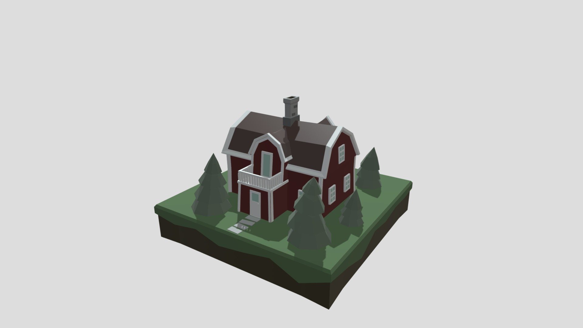 Swedish House - 3D model by Fabian Hunziker (@robotsonrockets) [38a2630 ...
