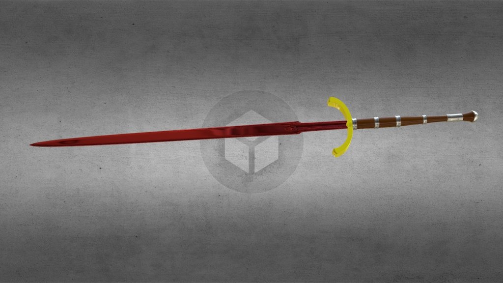 red blade - 3D model by Luvuyo [38a2c86] - Sketchfab