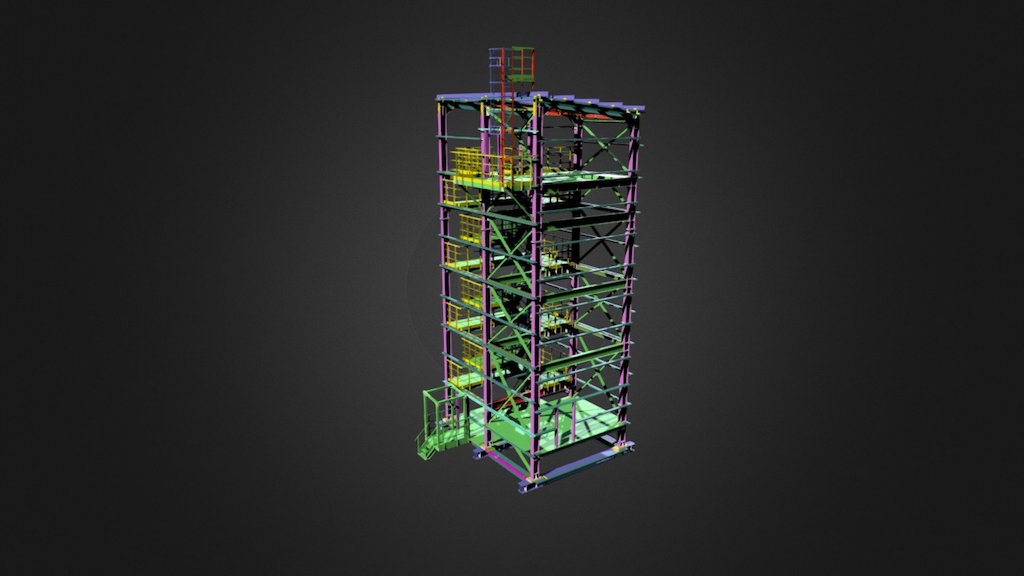 Training tower - 3D model by Alexander (@Alexerm) [38a31b0] - Sketchfab