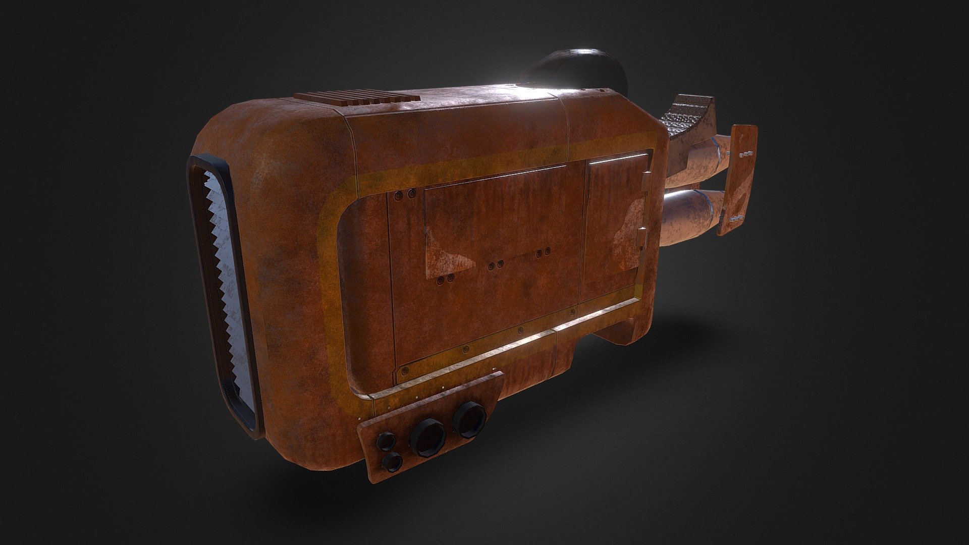 #SPG24 Rey's Speeder *Simplified Version* - Buy Royalty Free 3D model ...