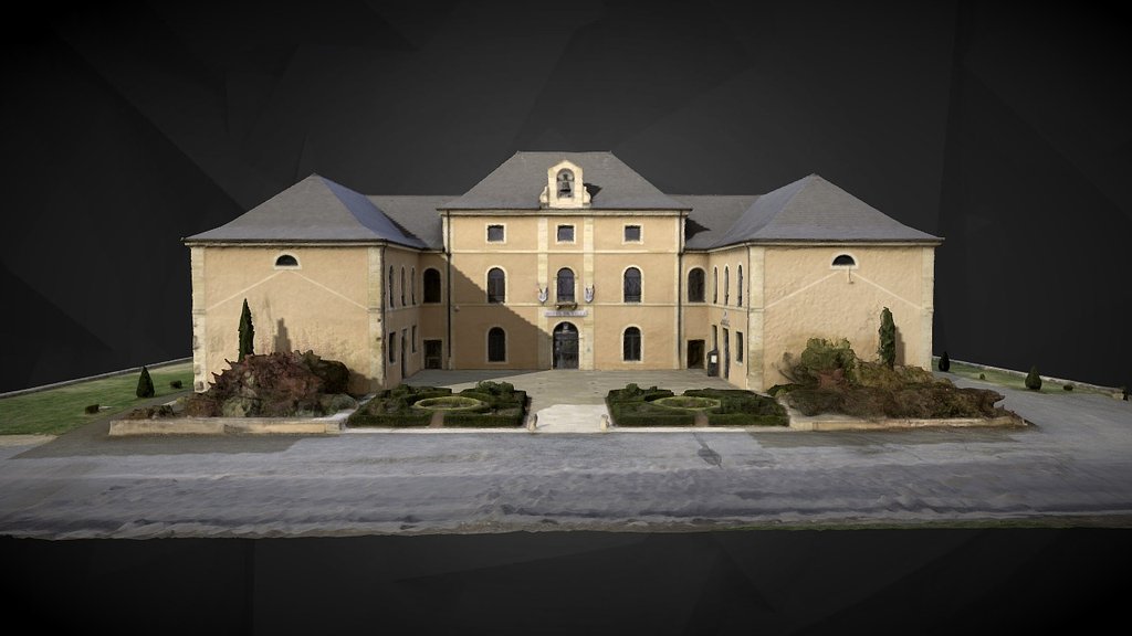 Hautefort city hall (2016) - Download Free 3D model by 3DA - Loïs PUIG (@3da.io) [38a5a6b ...