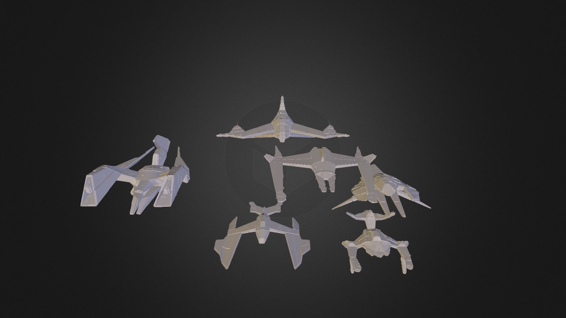 concept ships_01 - 3D model by StevenLofurno [38a6453] - Sketchfab